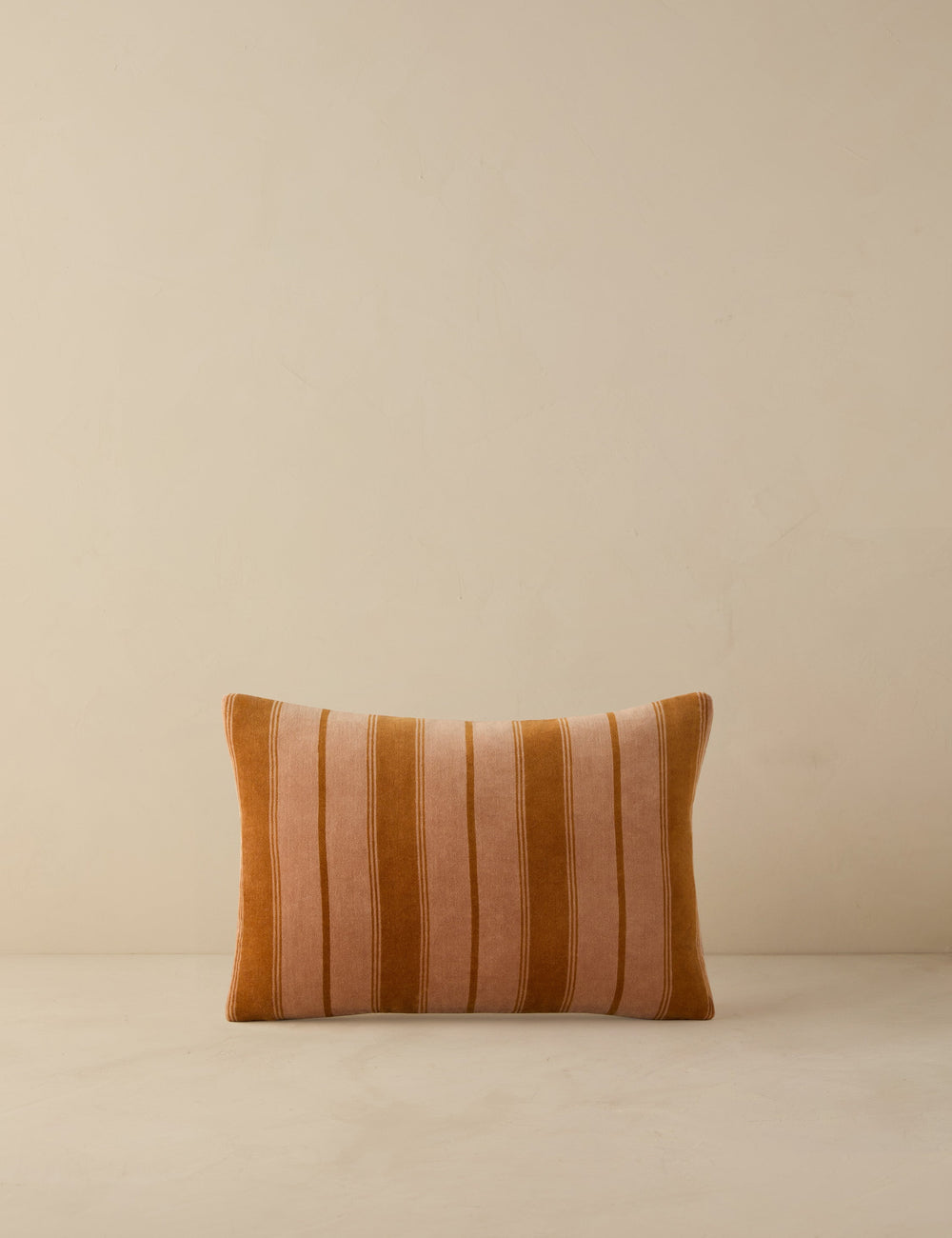 Panetta Striped Velvet Pillow