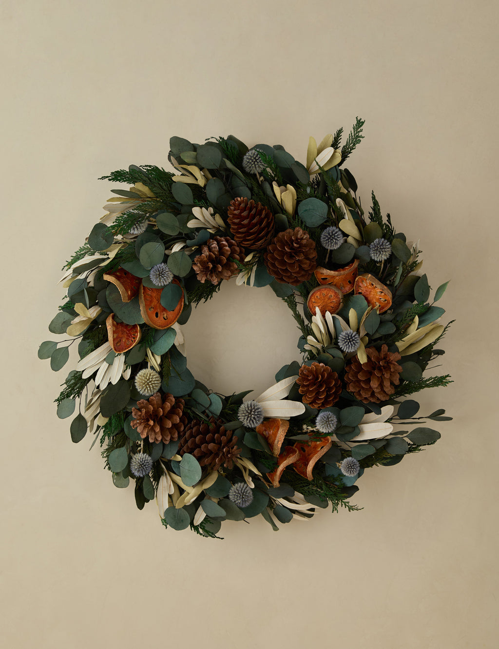 Preserved Quince + Cedar Wreath