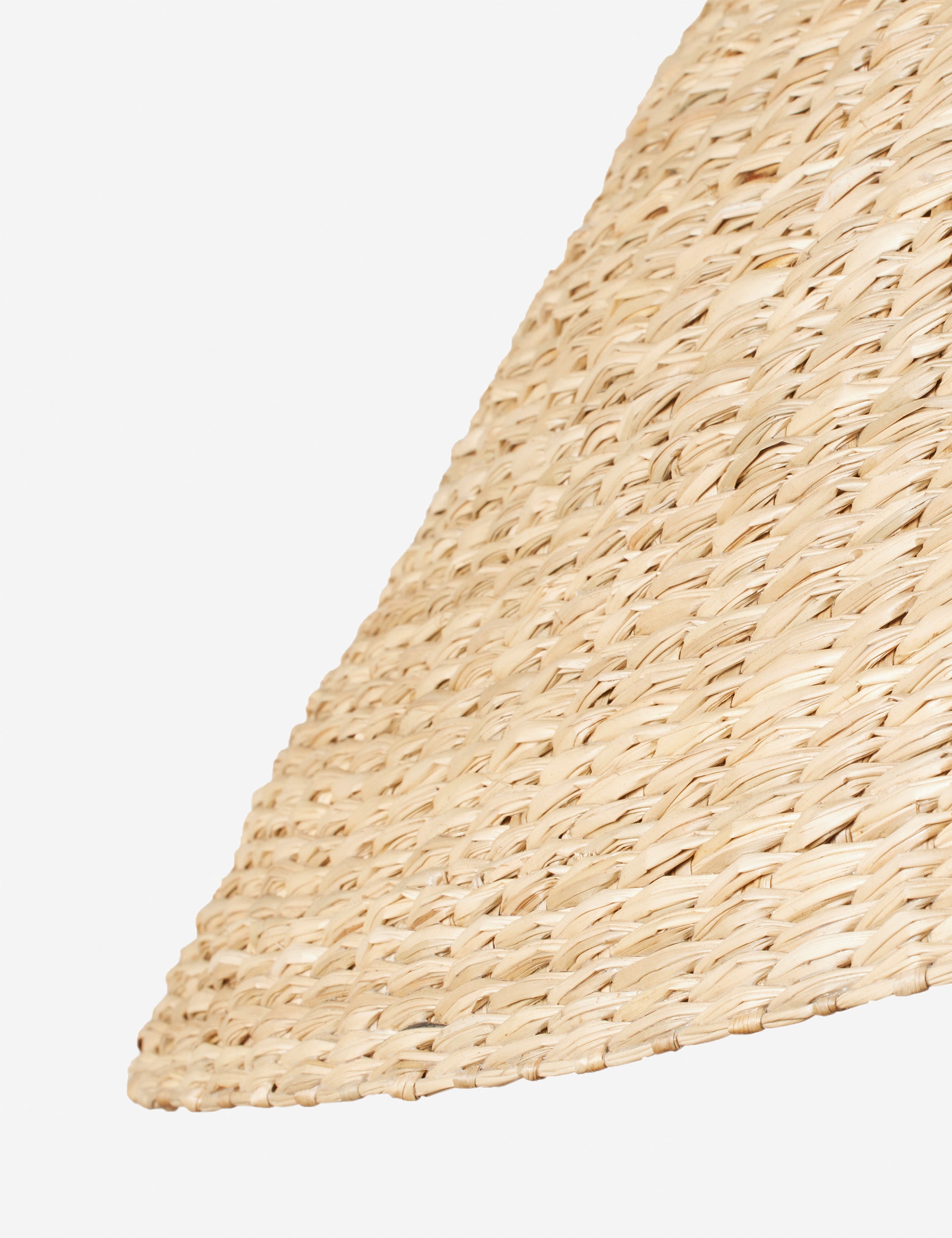 Mansel Woven Seagrass Floor Lamp