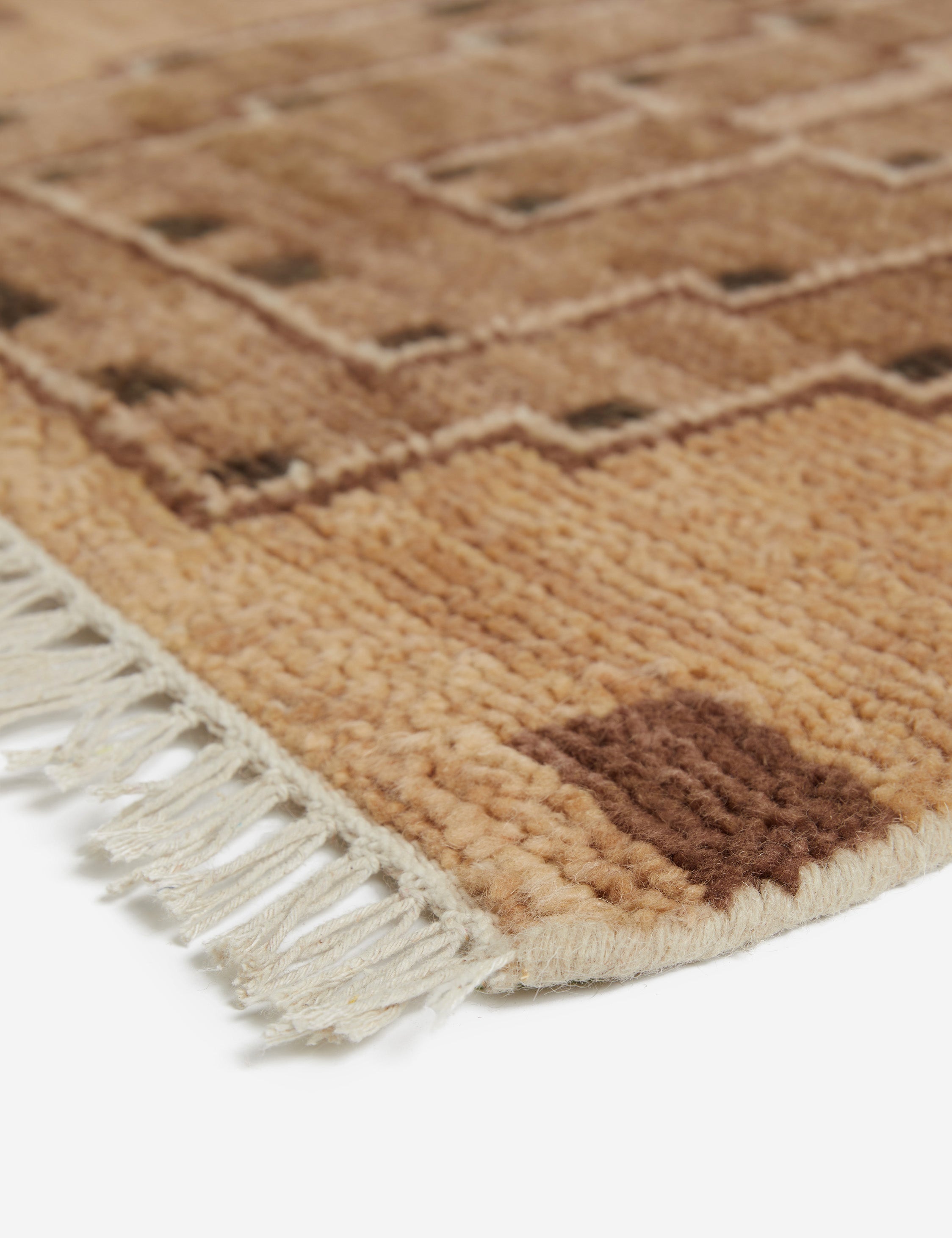 Saffron Hand-Knotted Wool Rug