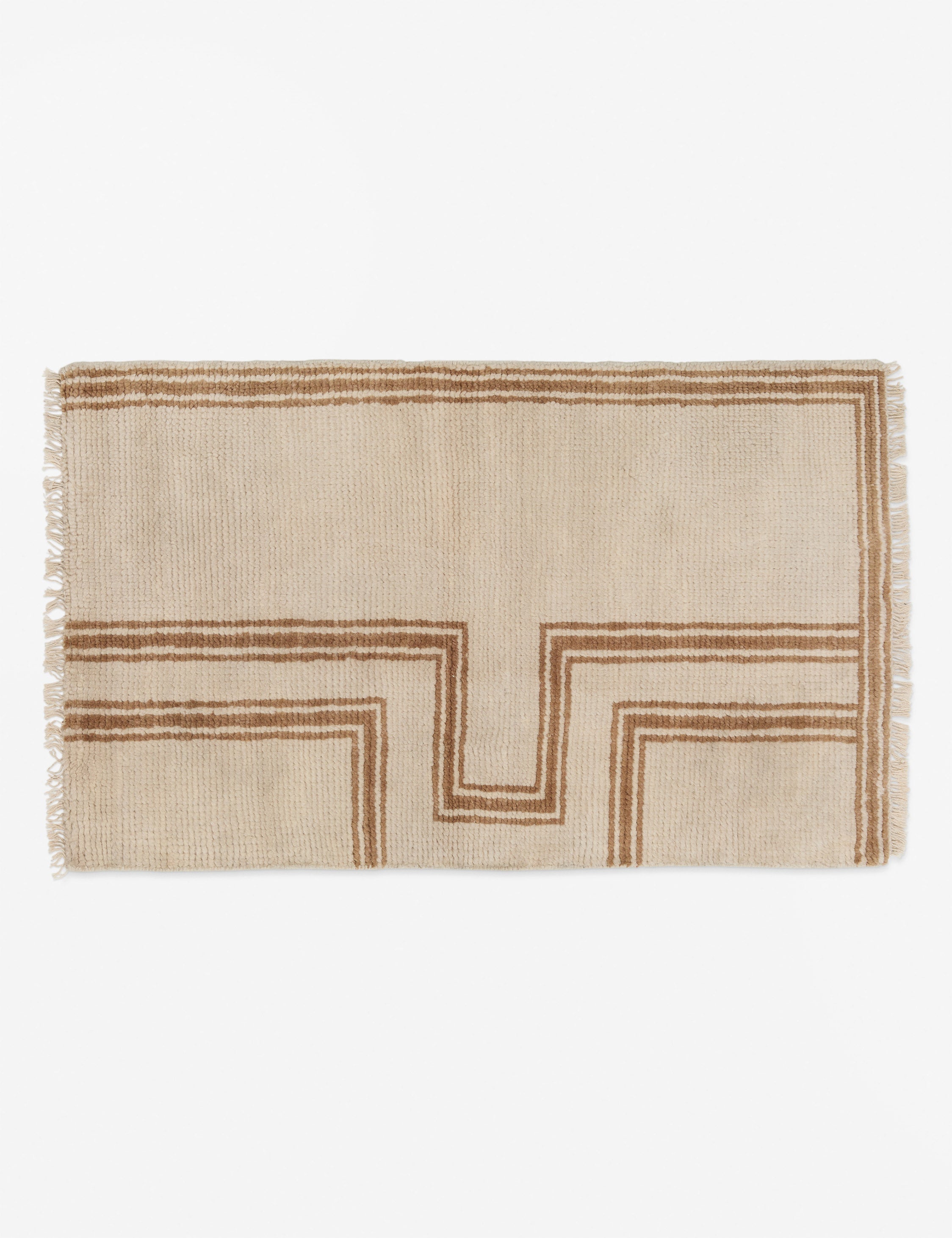 Safir Hand-Knotted Geometric Wool Rug