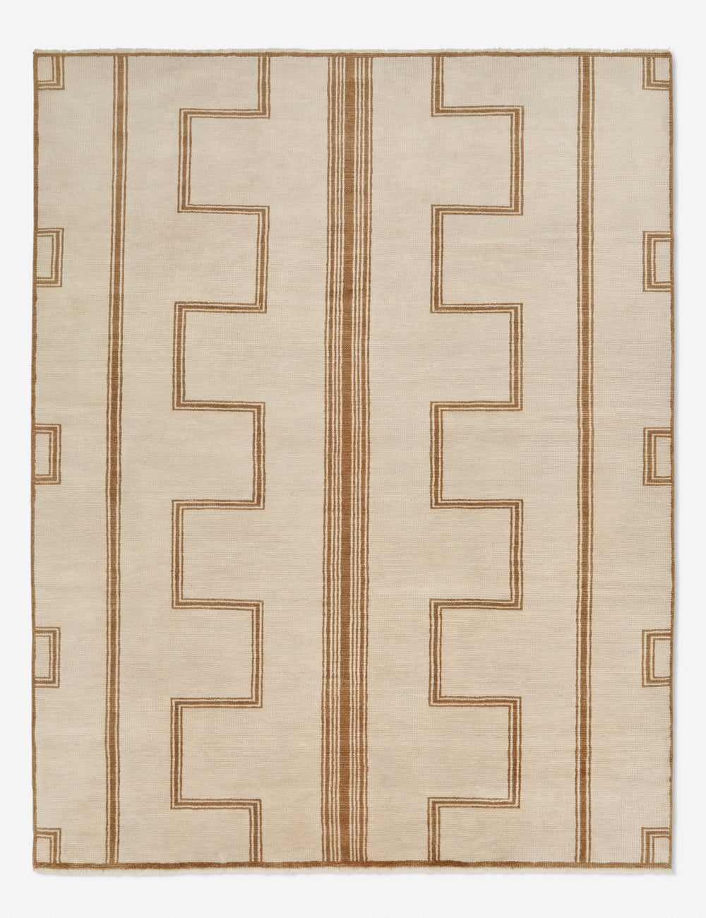 Safir Hand-Knotted Geometric Wool Rug