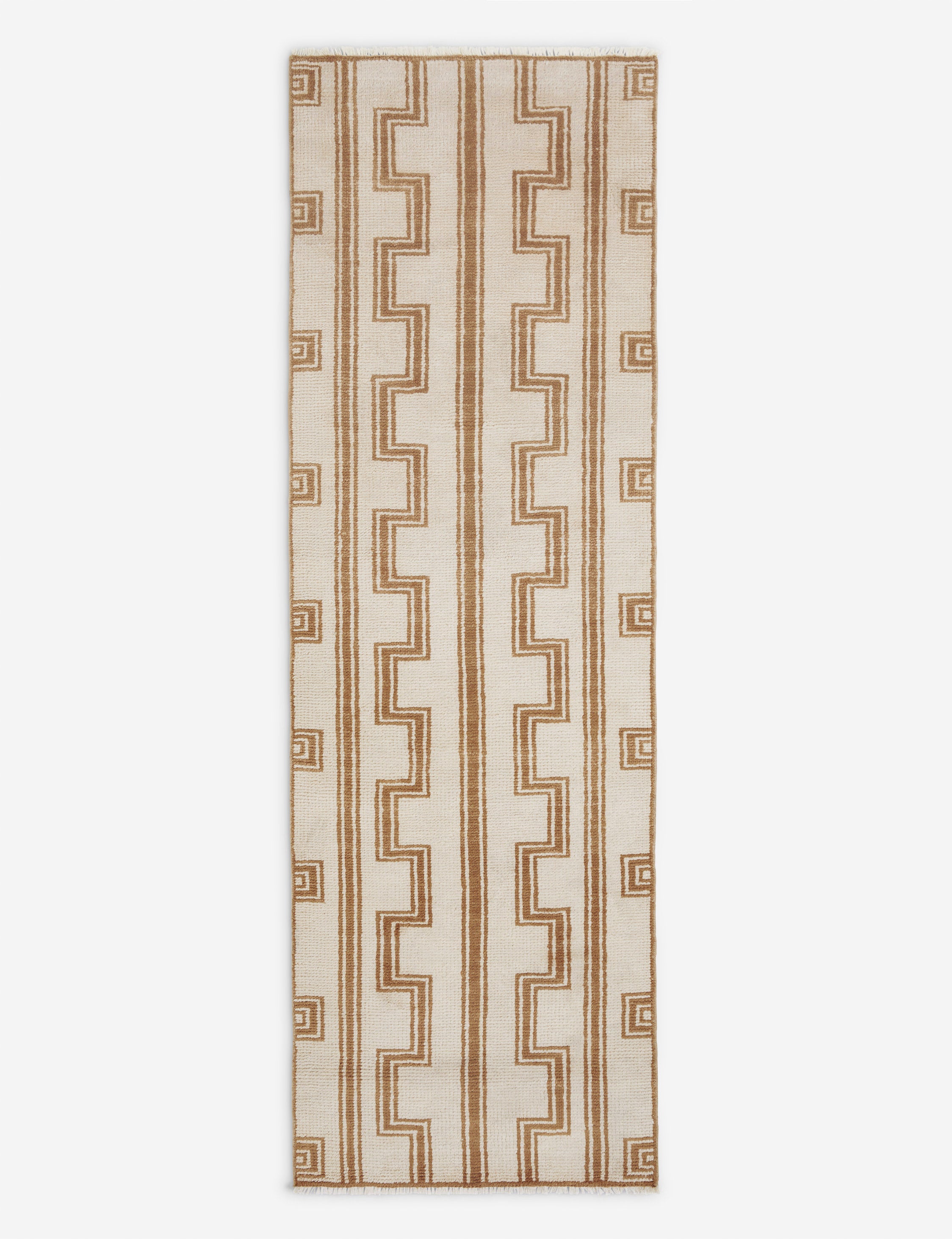 Safir Hand-Knotted Geometric Wool Rug