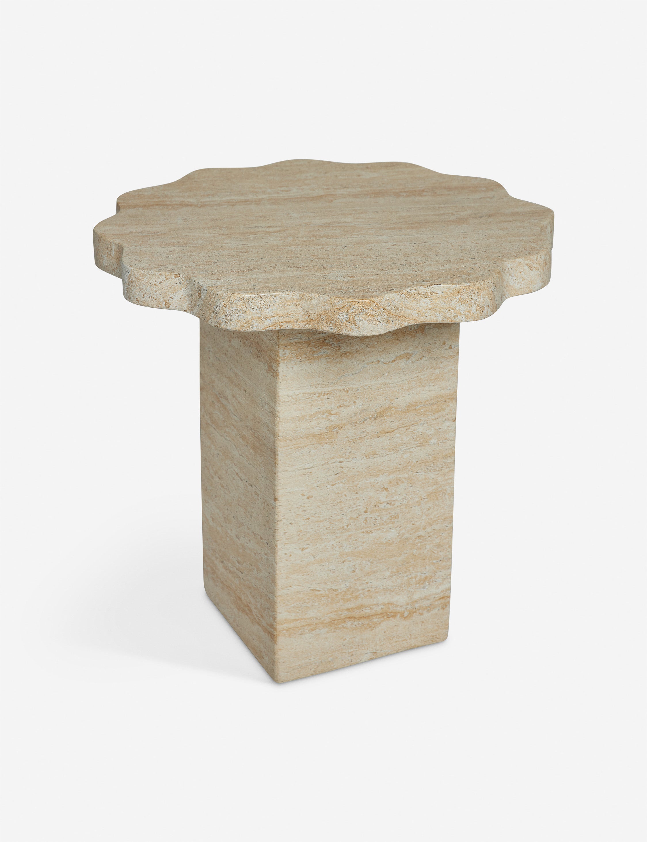 Scalloped Indoor / Outdoor Side Table by Sarah Sherman Samuel