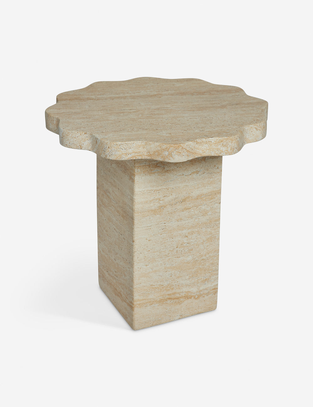 Scalloped Indoor / Outdoor Side Table by Sarah Sherman Samuel