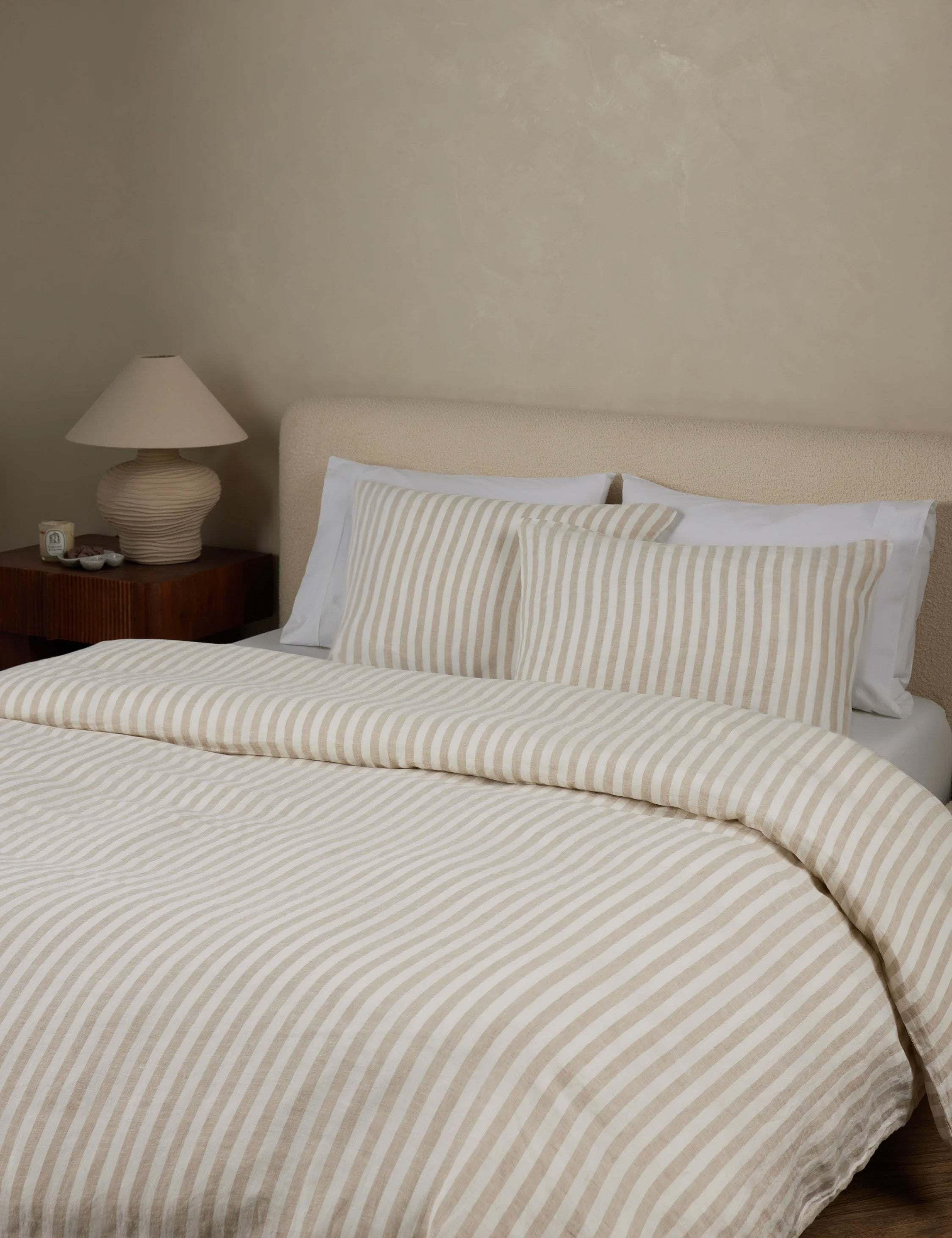 Thayer Striped European Flax Linen® Duvet Cover