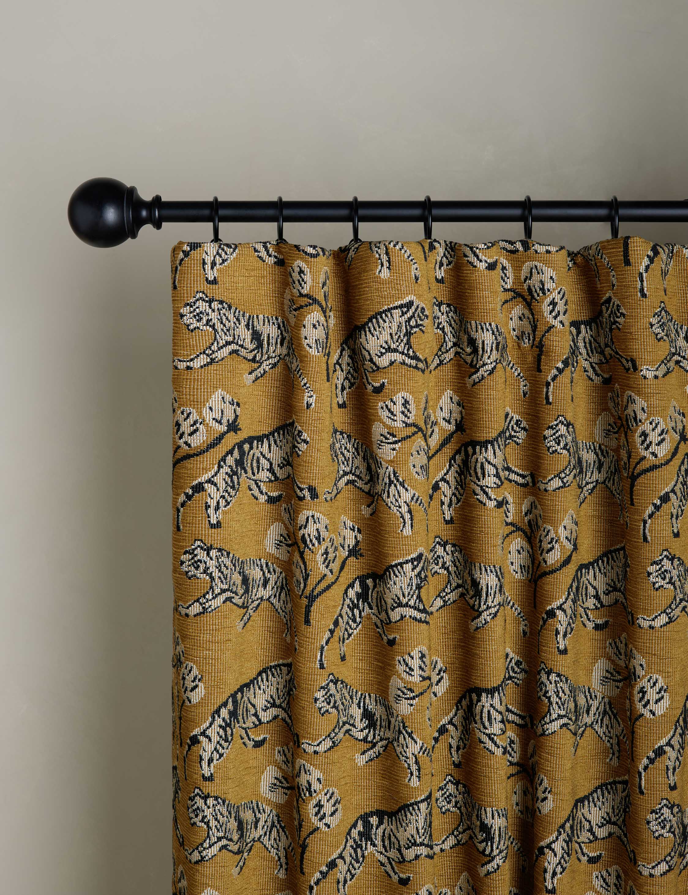 Tiger Curtain Panel by Sarah Sherman Samuel