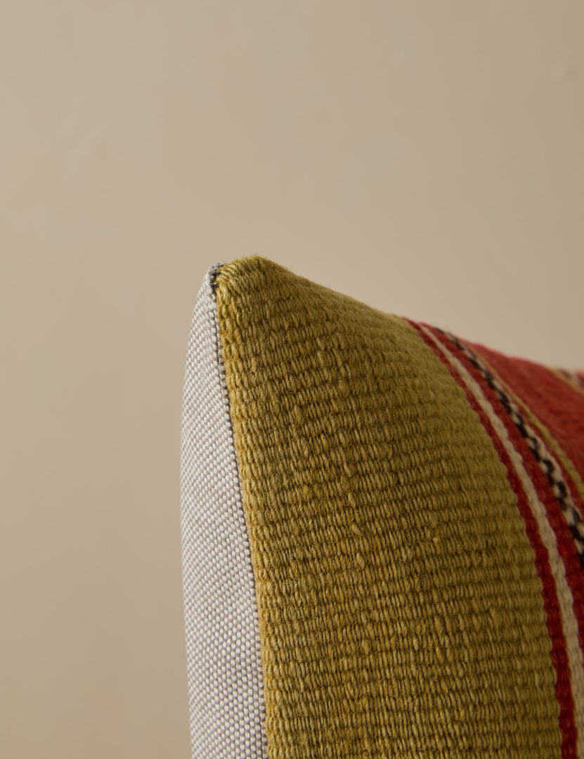 Vintage Lumbar Pillow No. 273, 12" x 20"