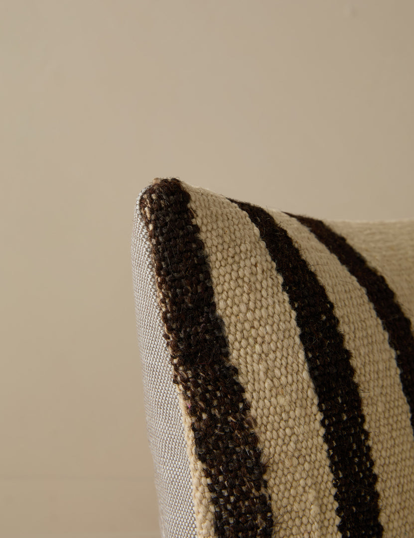 Vintage Lumbar Pillow No. 282, 12" x 20"
