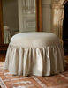 Leary Skirted Ottoman