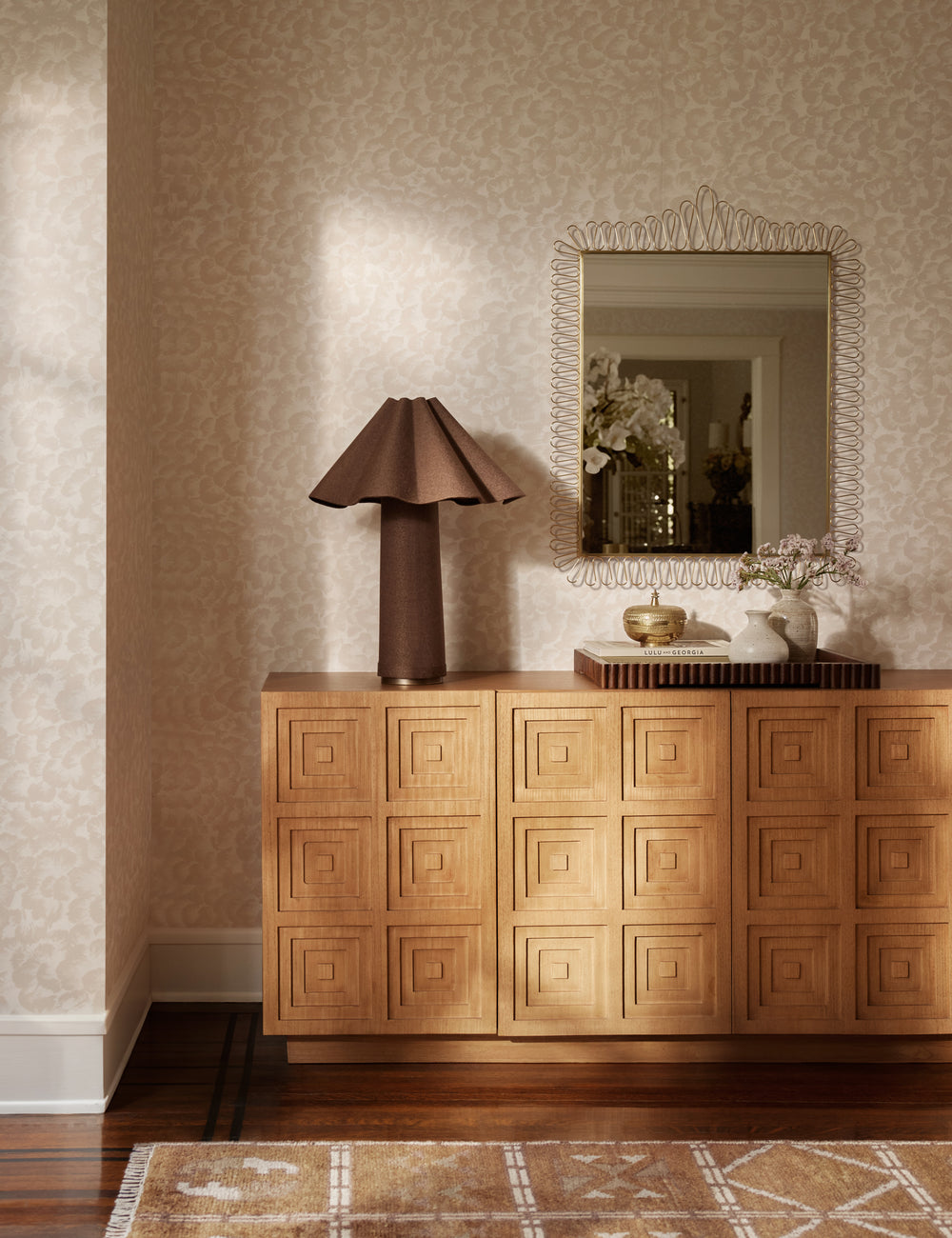 Freesia Wire Frame Mirror