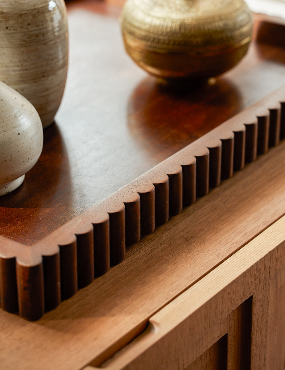 Dryden Rectangle Fluted Tray