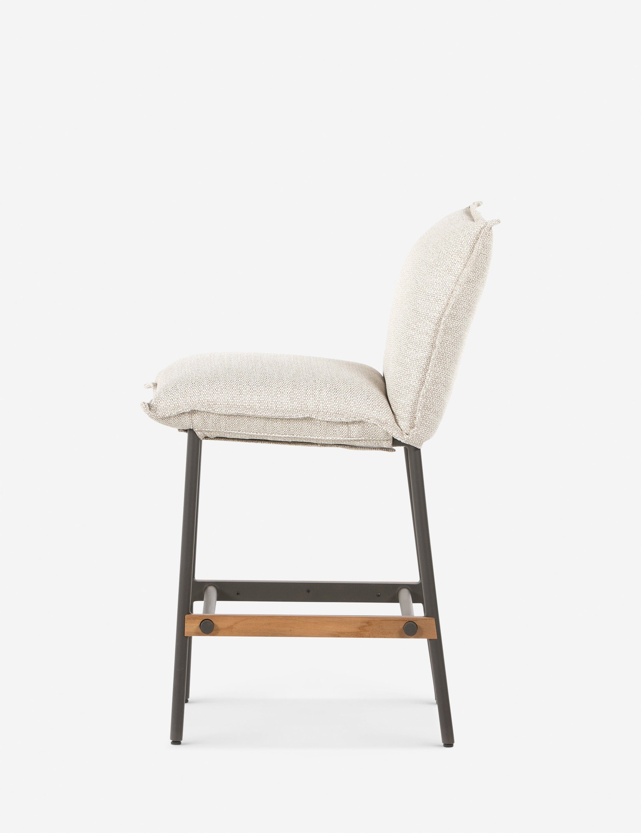 Mika Indoor/Outdoor Upholstered Stool