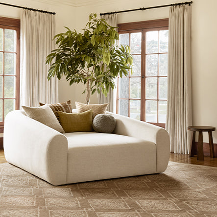 Winifred White Glass Shade Flush Mount Light