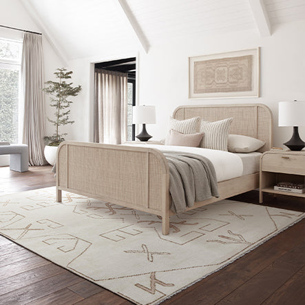 Winifred White Glass Shade Flush Mount Light