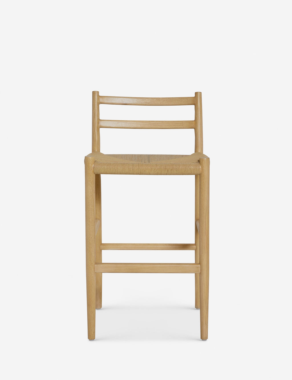 Nicholson Wood + Woven Counter Stool