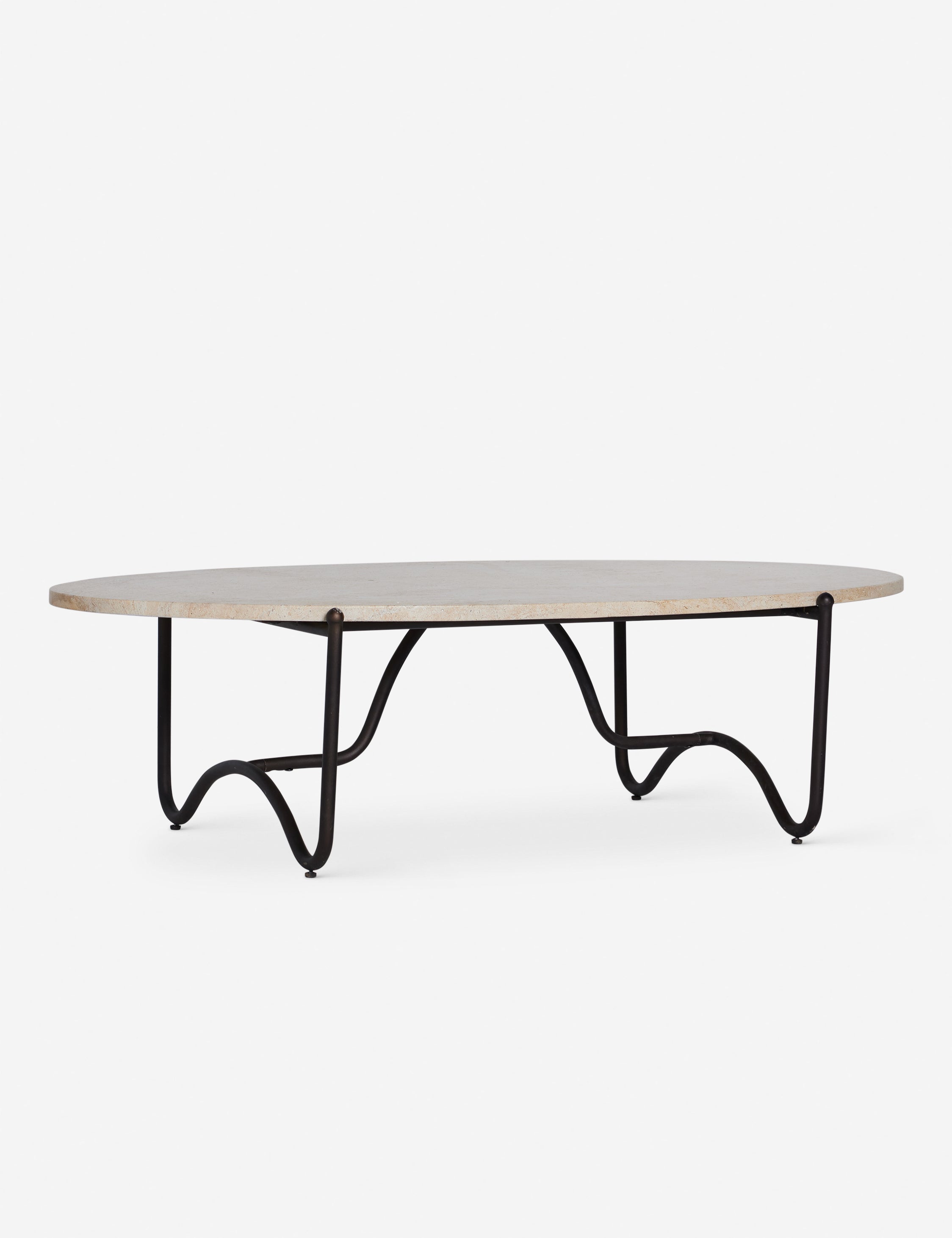 Peggy Indoor / Outdoor Stone Coffee Table by Sarah Sherman Samuel