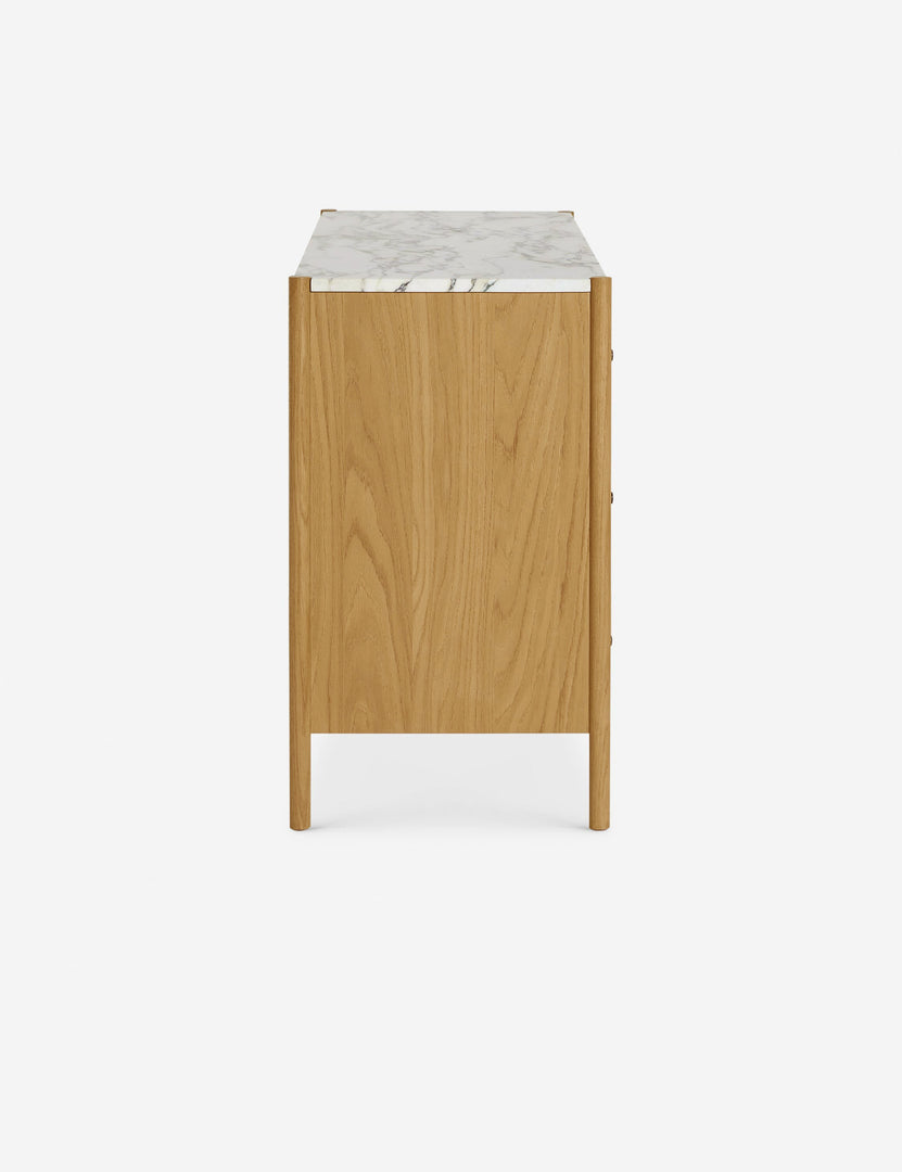 Philana Marble-Top Dresser