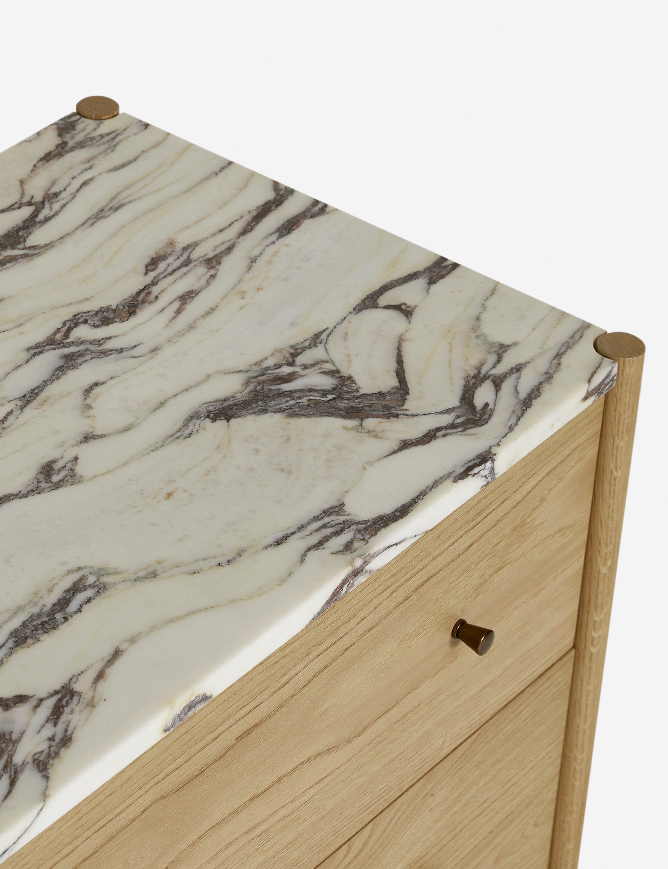 Philana Marble-Top Dresser