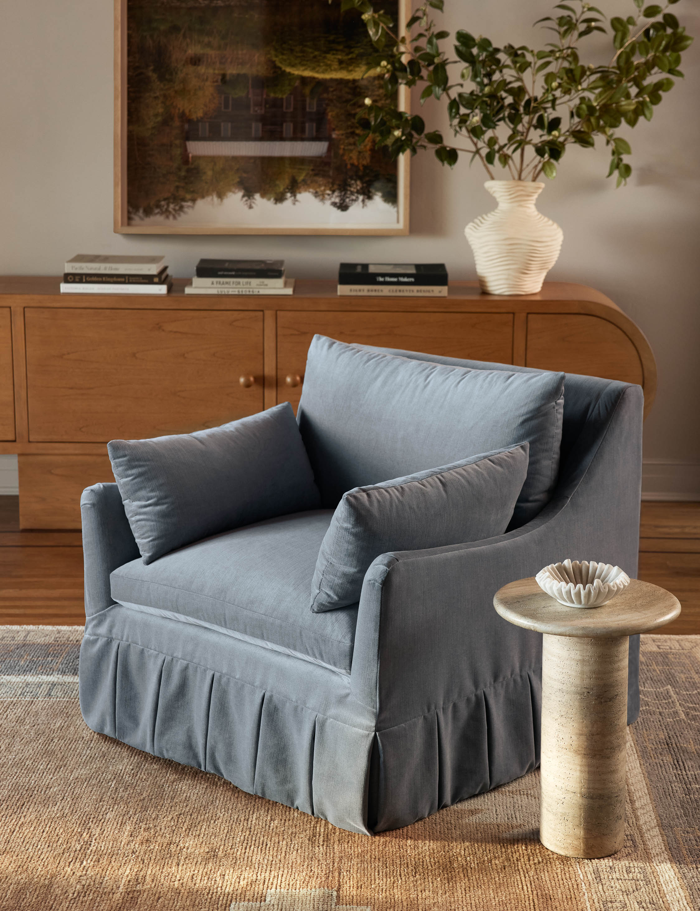 Portola Pleated Accent Chair