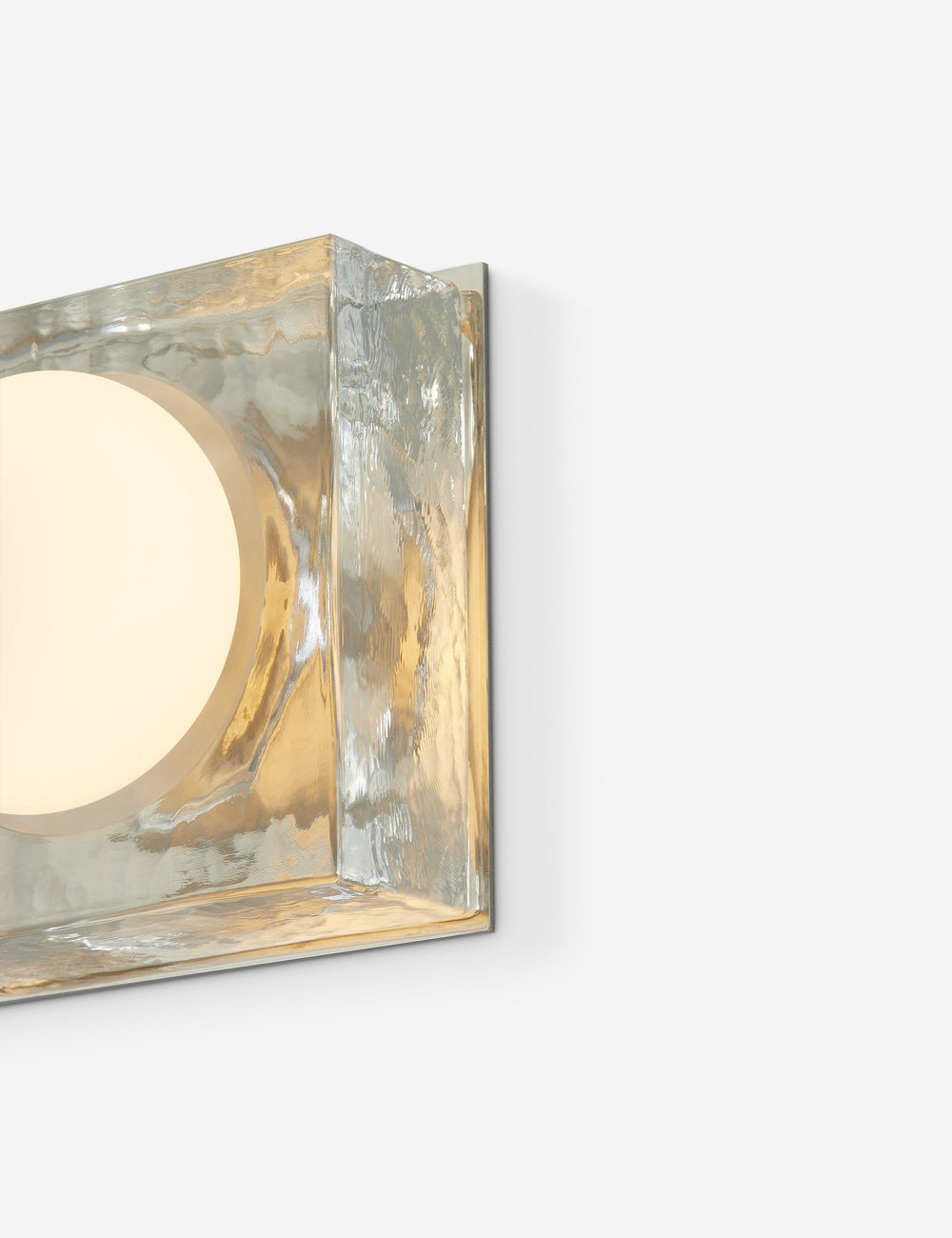 Ravi Square Glass Wall Sconce