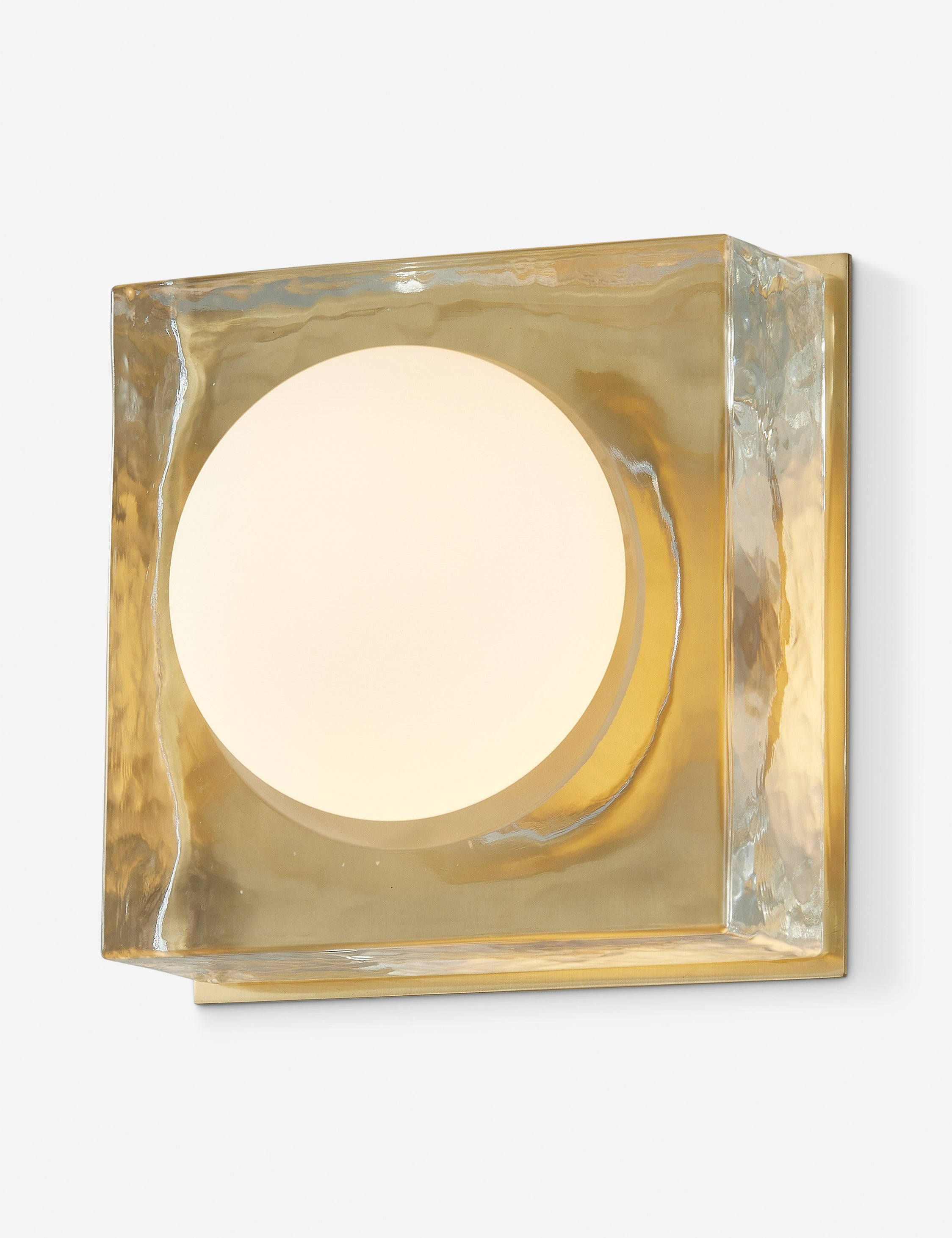 Ravi Square Glass Wall Sconce