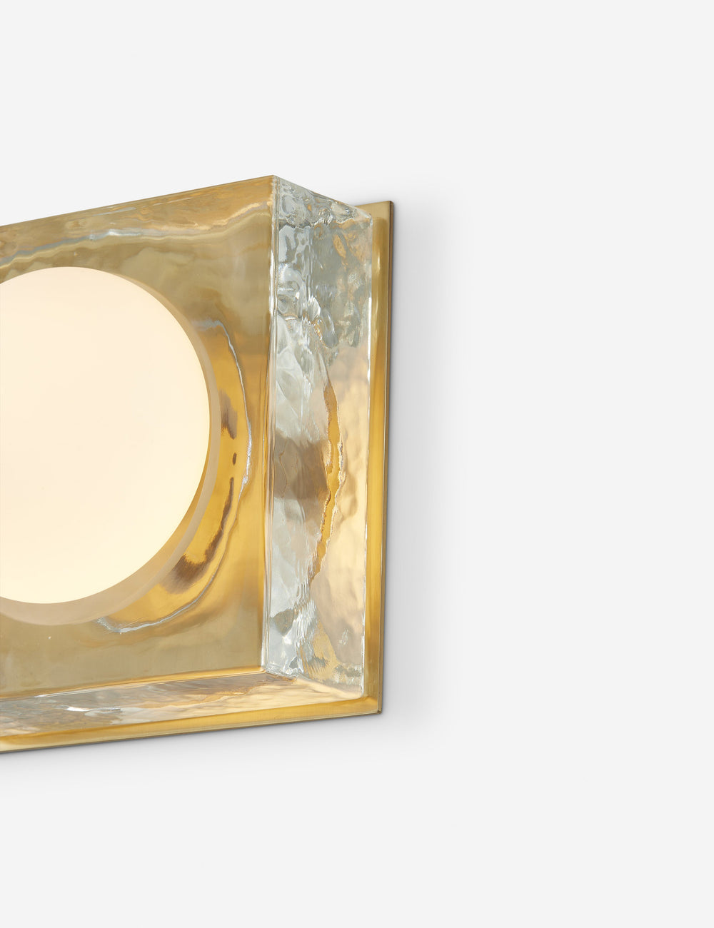 Ravi Square Glass Wall Sconce