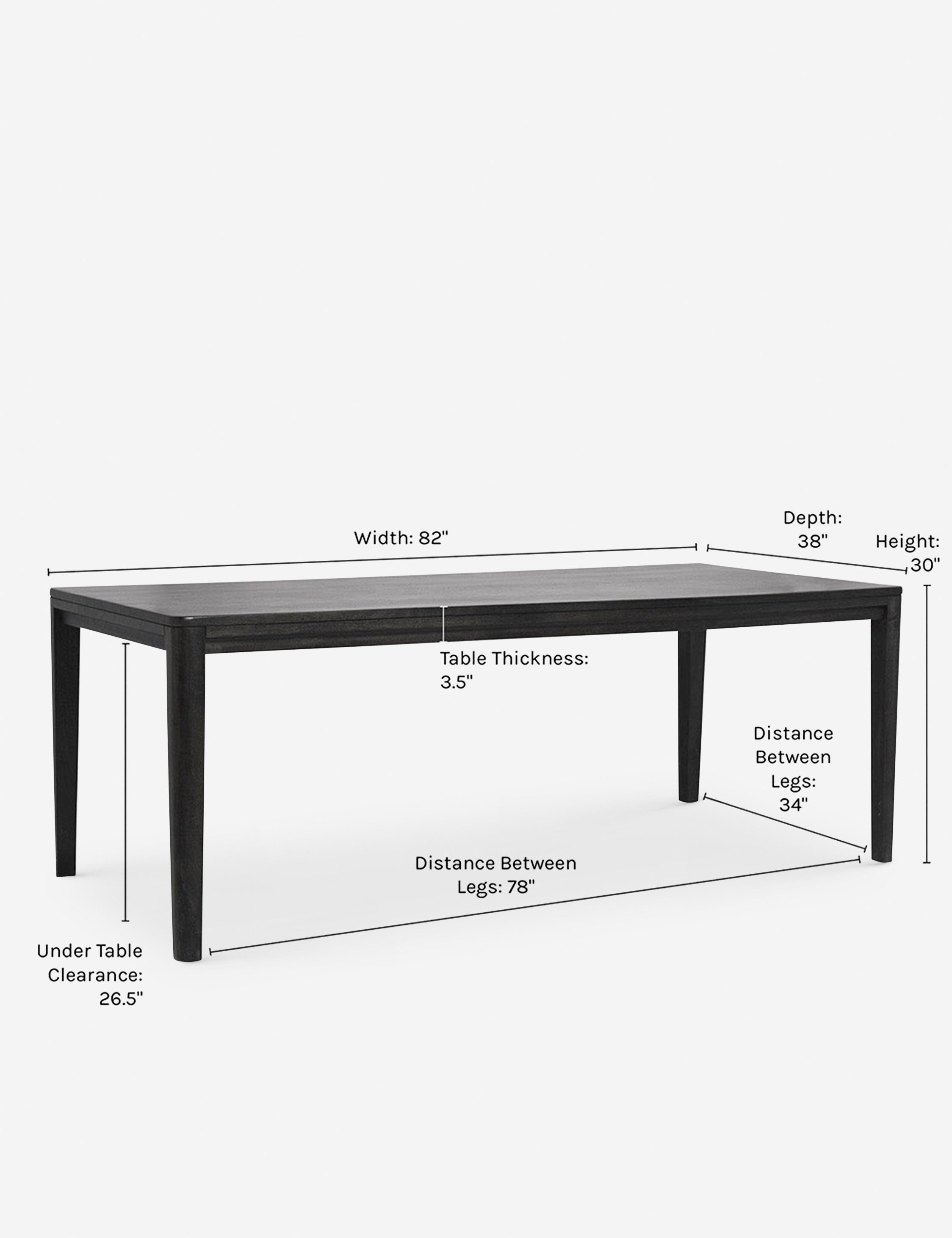 Reese Rectanglar Wood Dining Table