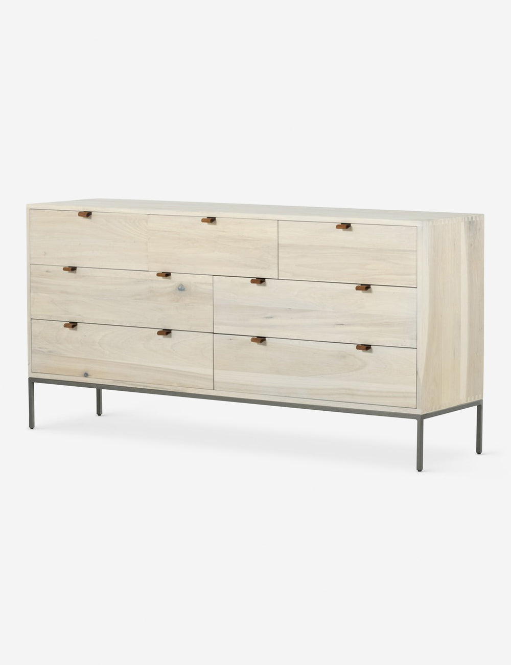 Rosamonde Mid-Century Modern 7-Drawer Dresser