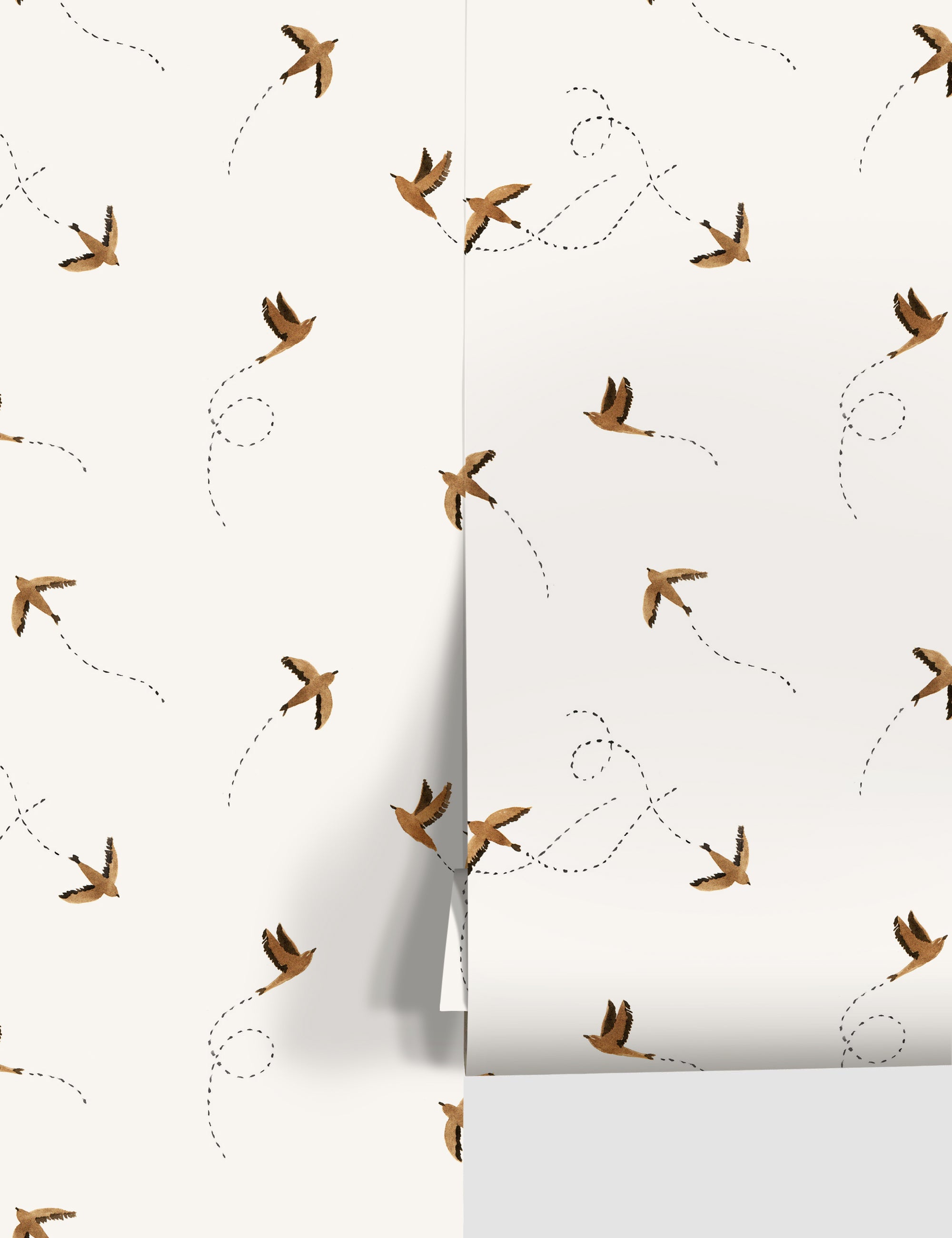Sparrow Wallpaper by Rylee + Cru