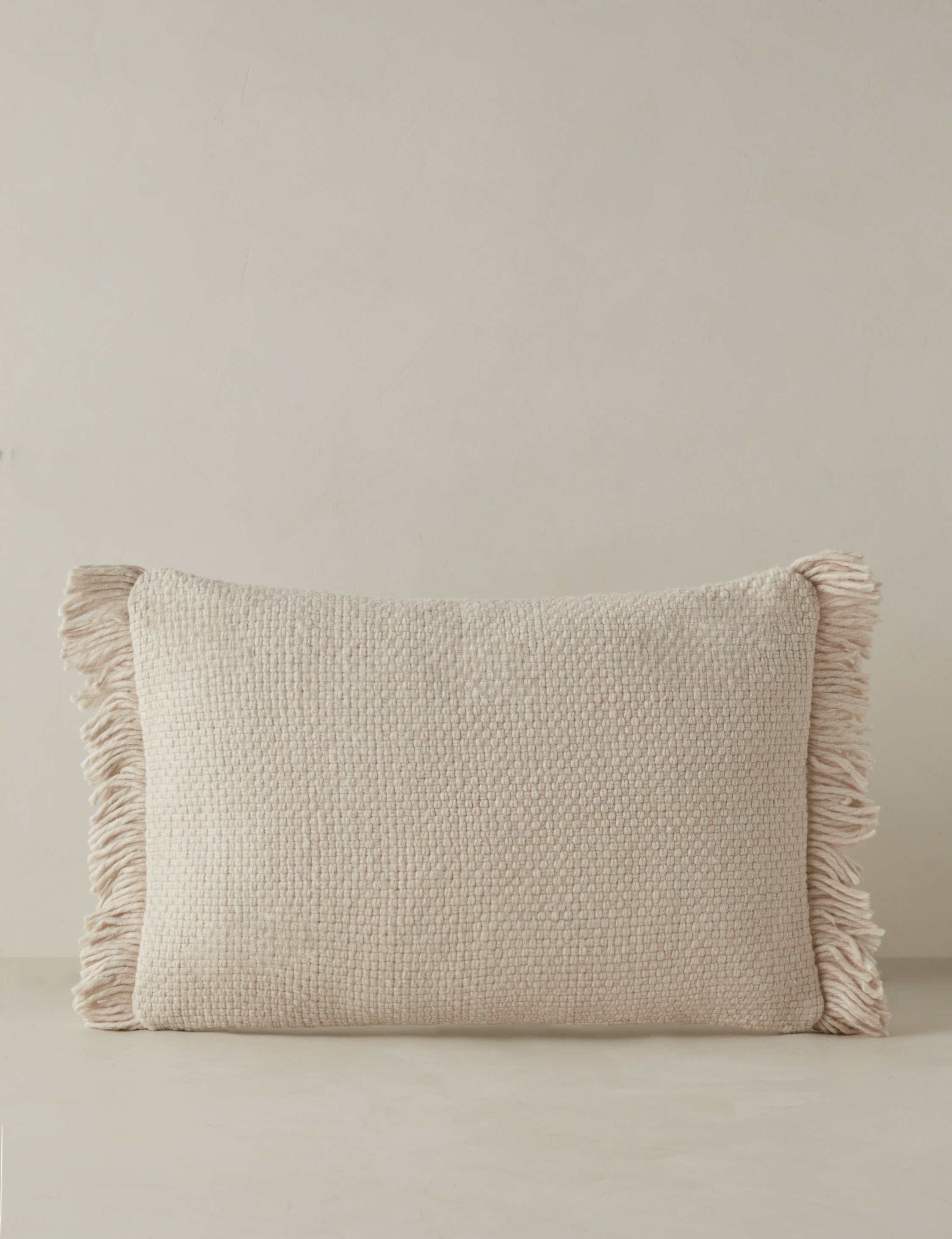 Thorpe Chunky Fringe Indoor / Outdoor Pillow