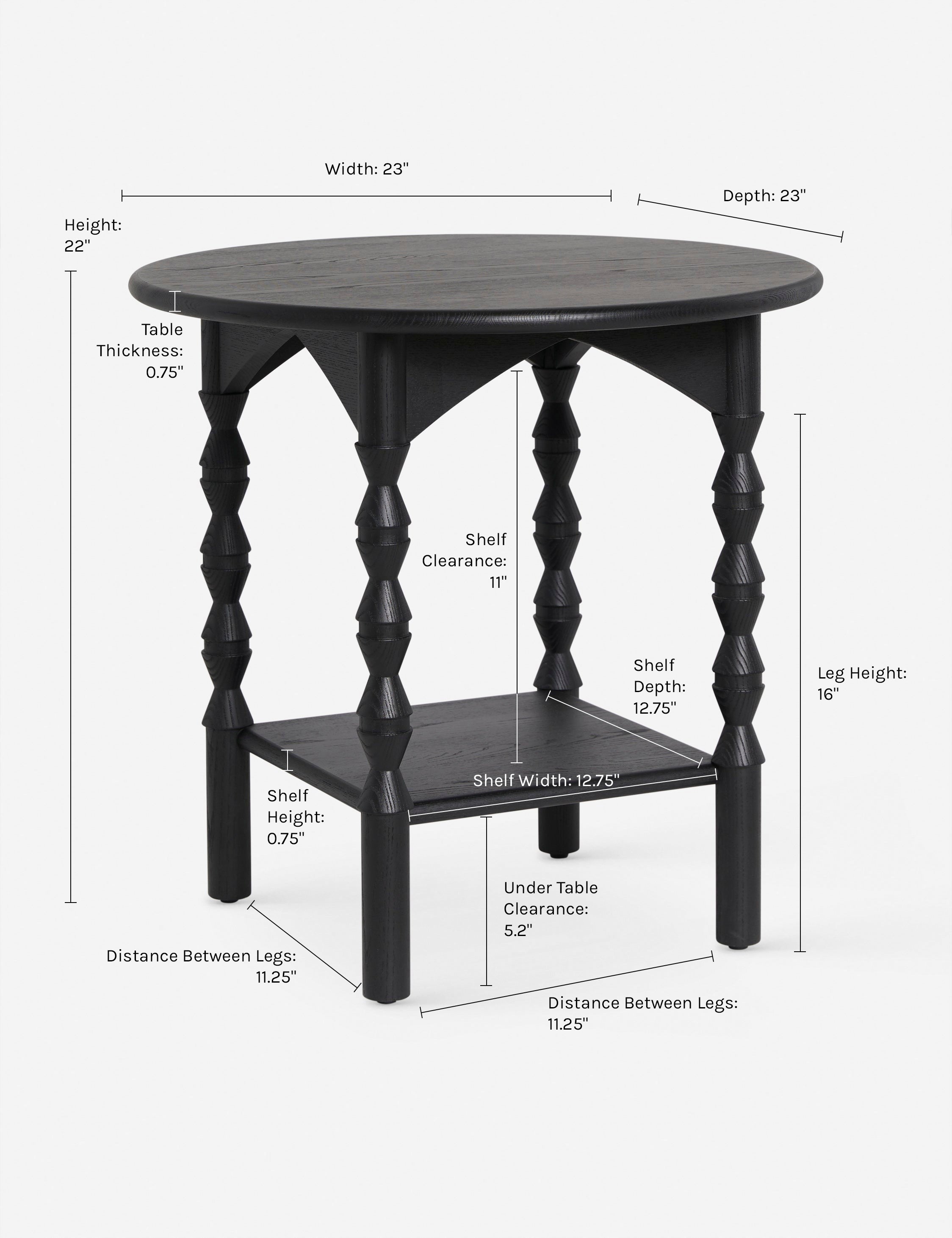 Topia Round Side Table by Ginny Macdonald