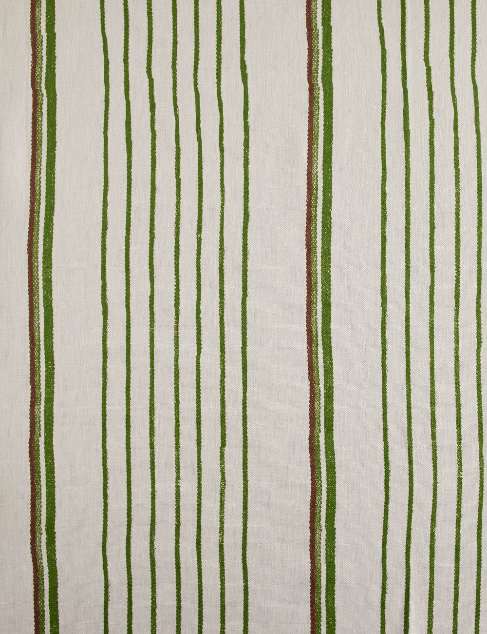 Two Tone Stripe Linen Fabric by Nathan Turner