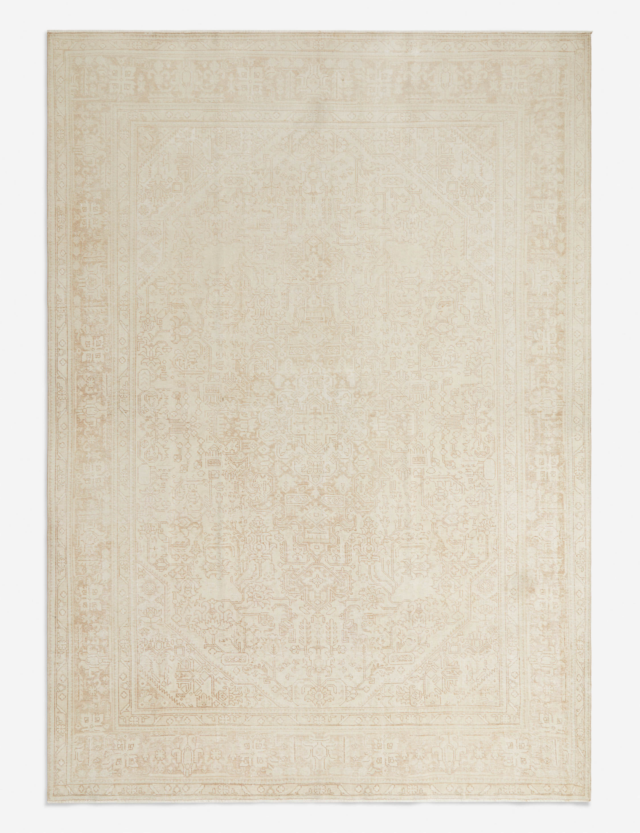 Vintage Turkish Hand-Knotted Wool Rug No. 266, 9'2" x 12'8"