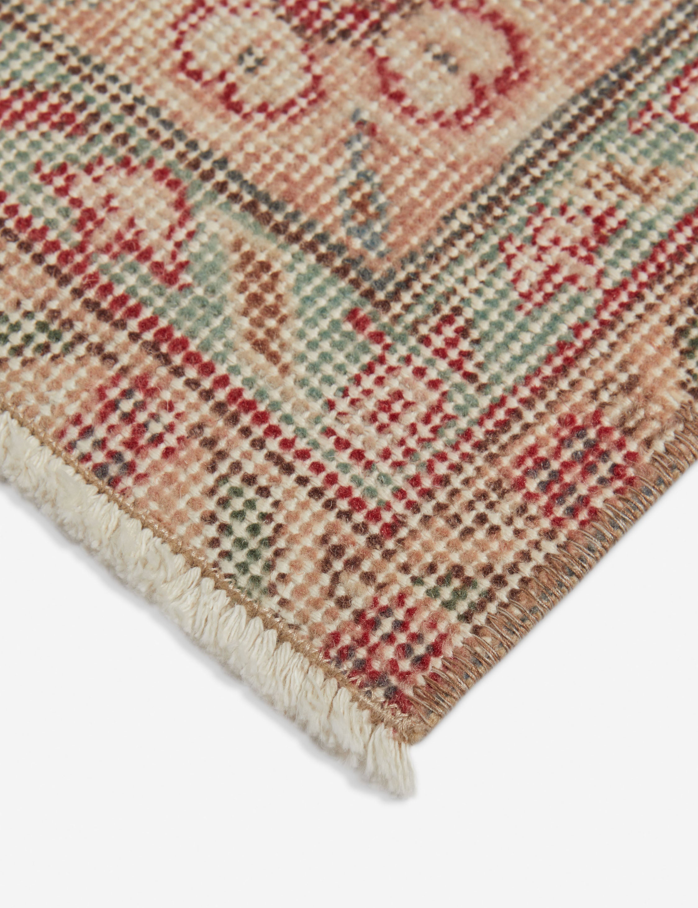 Vintage Turkish Hand-Knotted Wool Rug No. 289, 5'4" x 8'11"