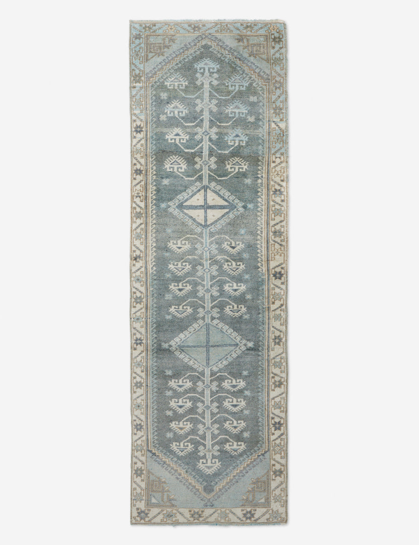 Vintage Turkish Hand-Knotted Wool Runner Rug No. 94, 2'6" x 7'10"