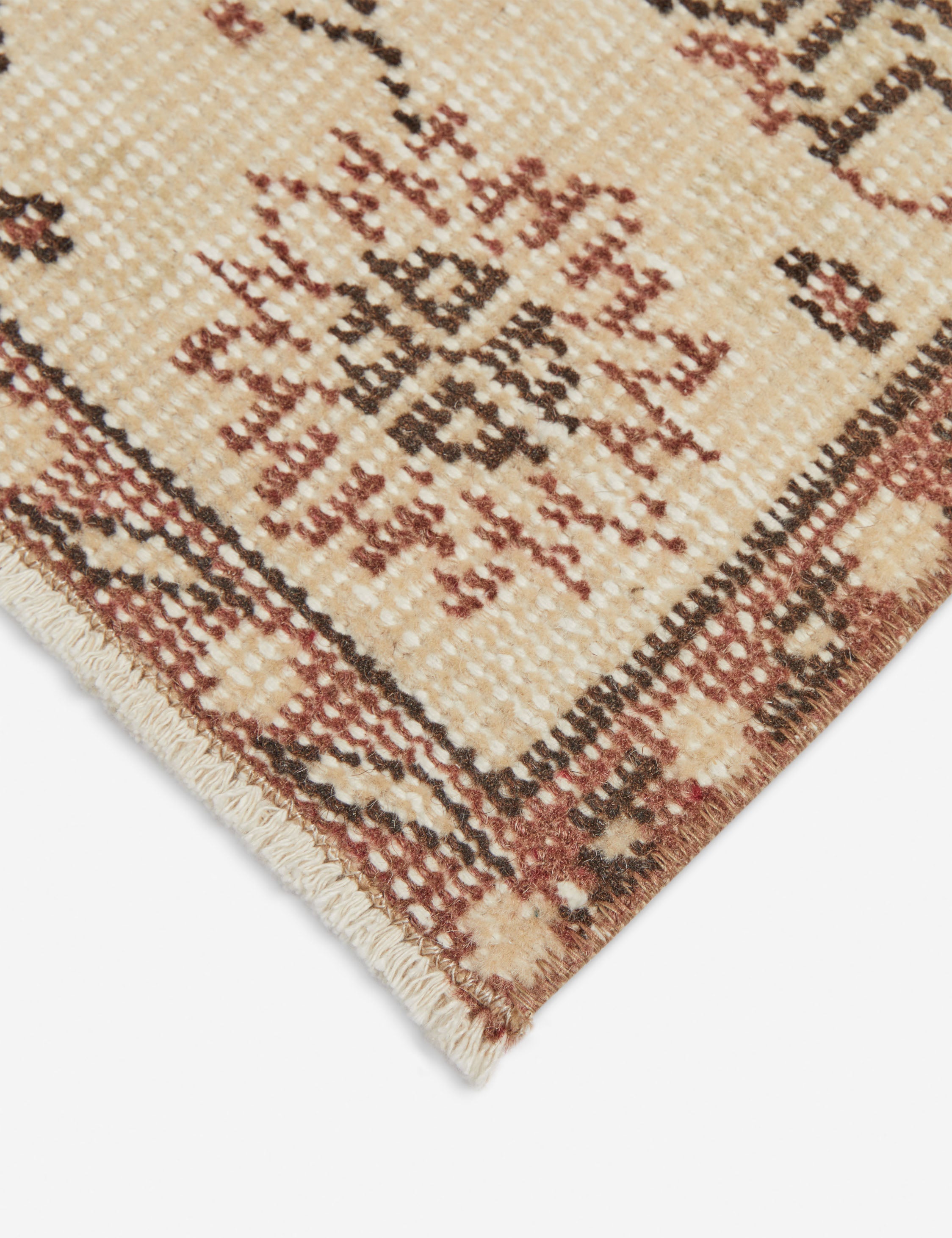 Vintage Turkish Hand-Knotted Wool Rug No. 294, 4'10" x 8'11"