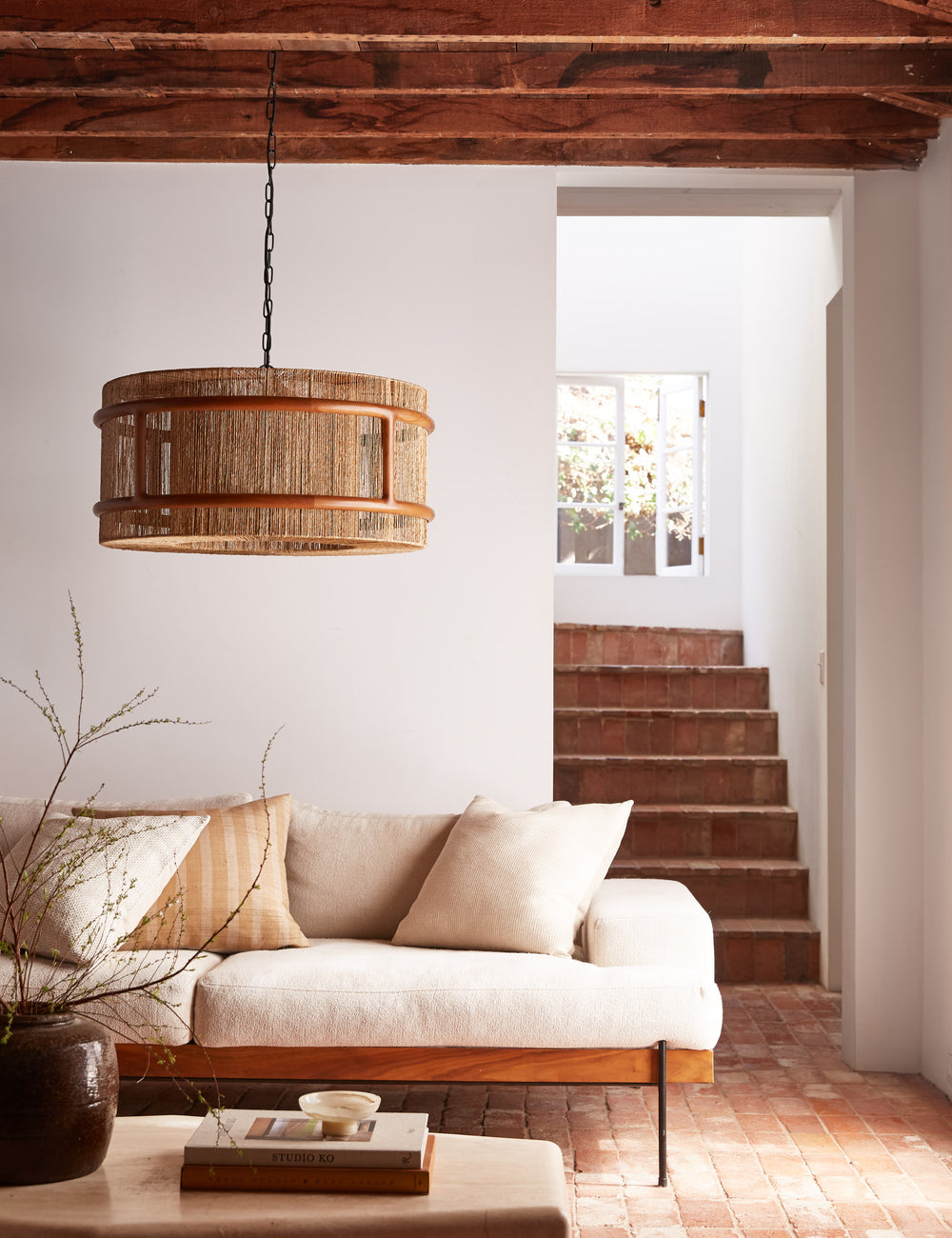 Suma Woven Jute Chandelier