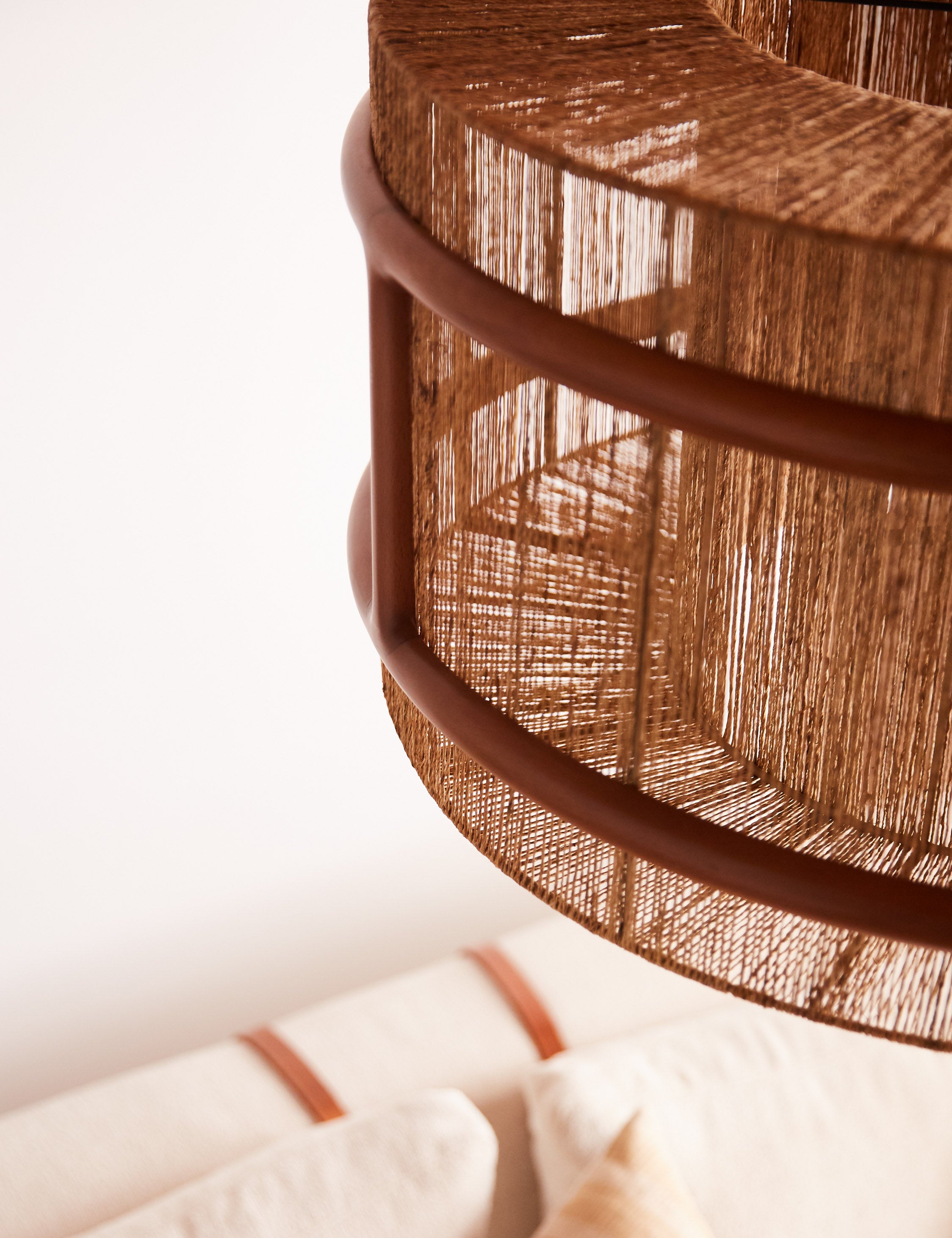 Suma Woven Jute Chandelier