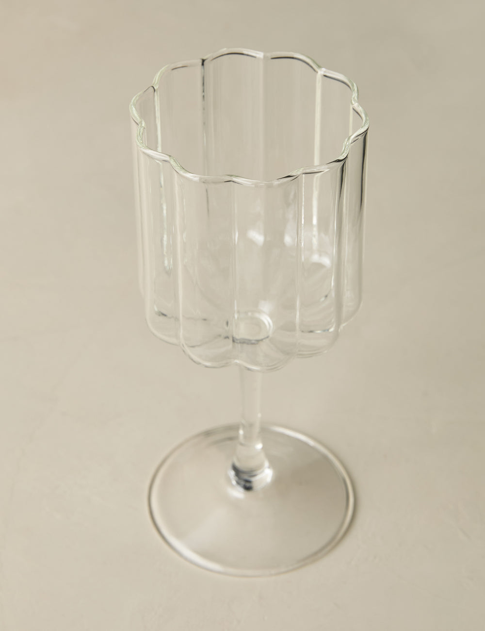 Wave Wine Glass (Set of 2) by FAZEEK