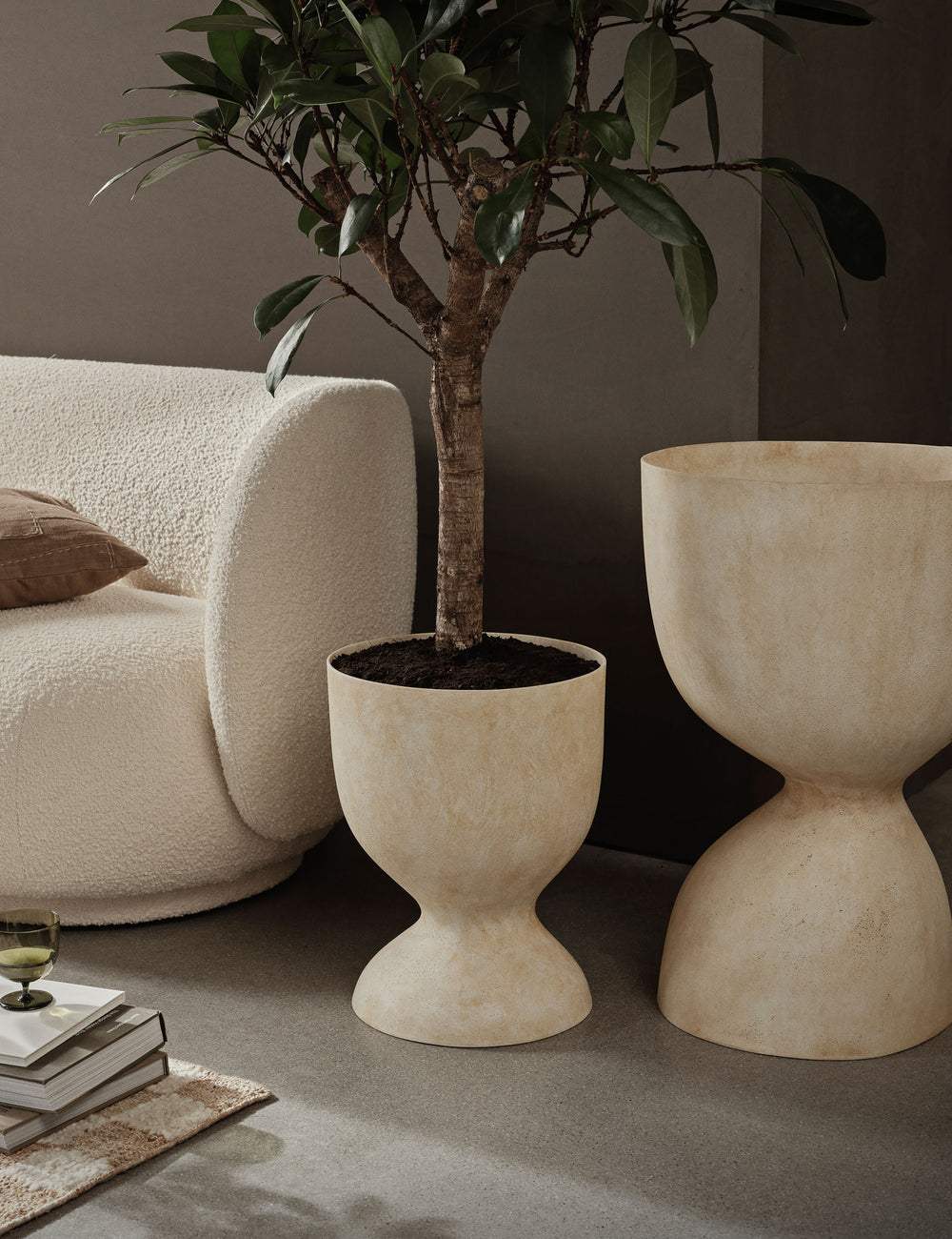 Evoke Low Planter Pot by Ferm Living