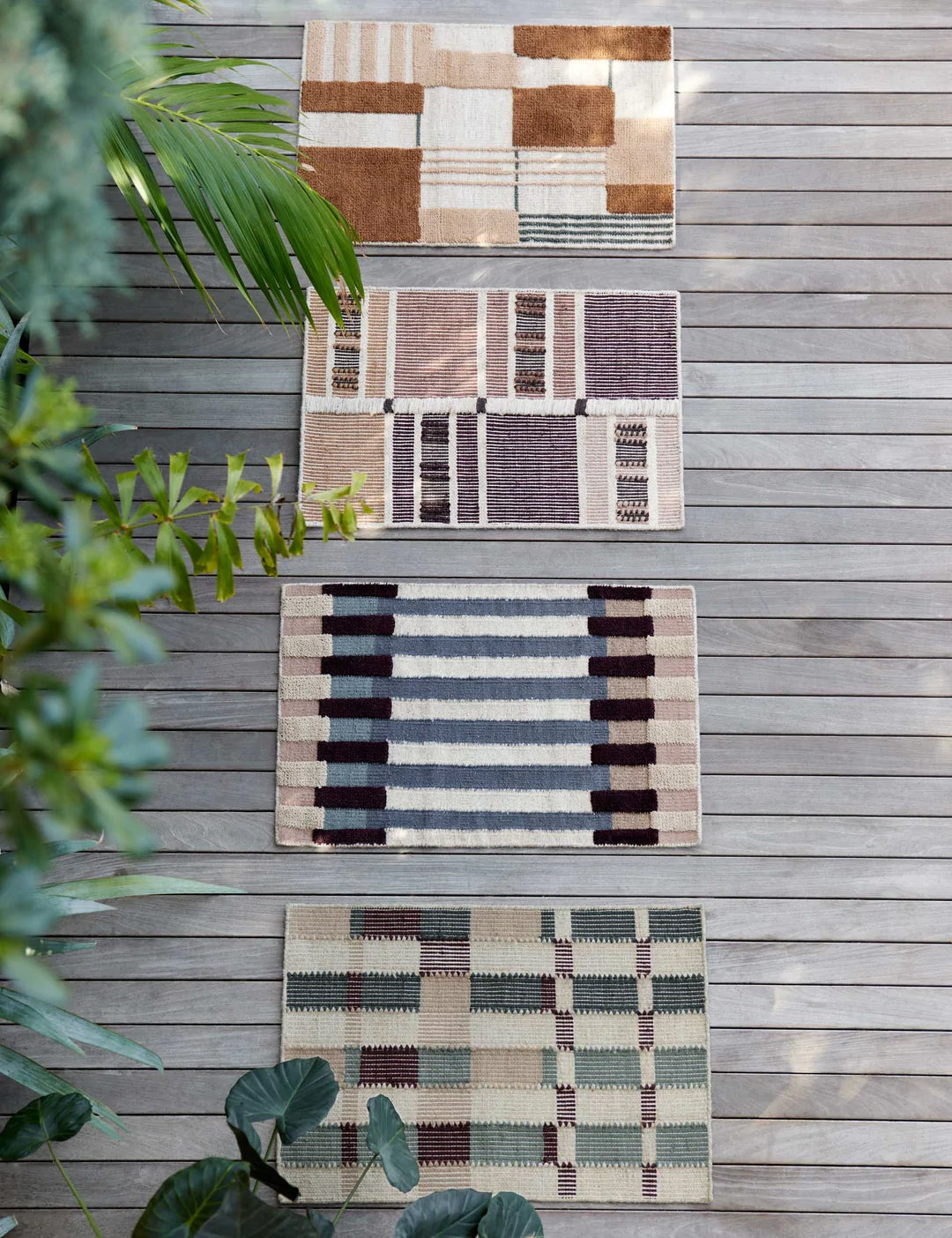 Anni Modern Neutral Wool Area Rug