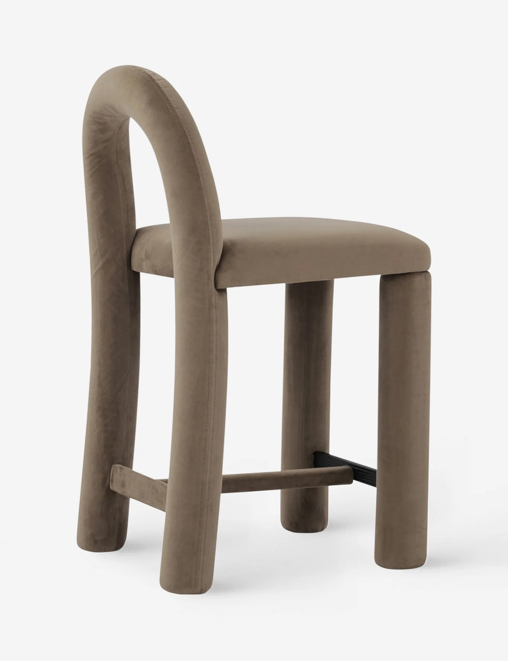 Temi Retro Velvet Counter Stool by Sun at Six