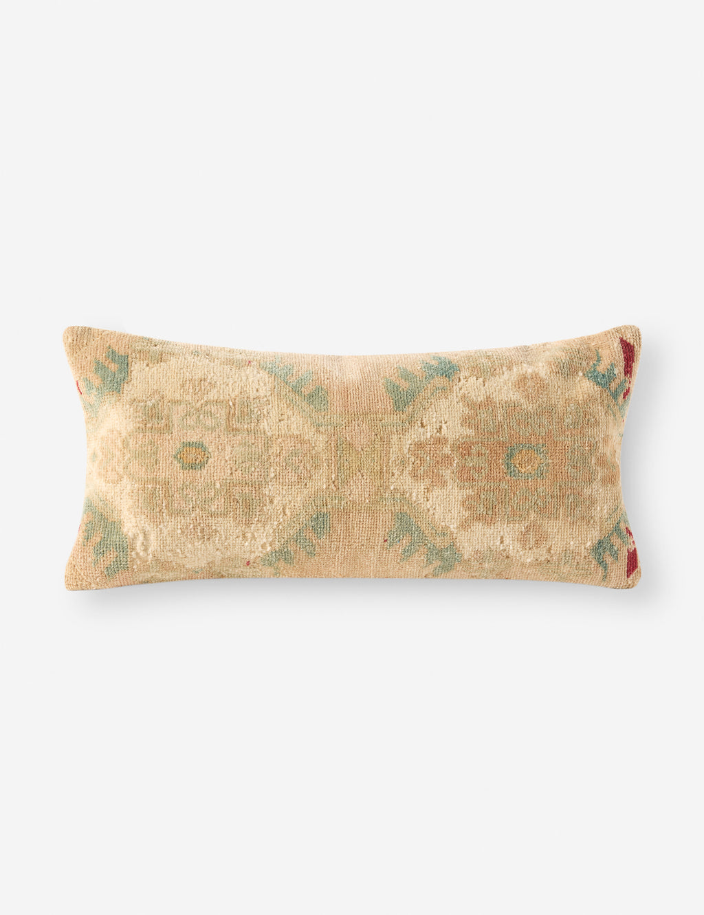 Vintage Lumbar Pillow No. 304, 12" x 26"