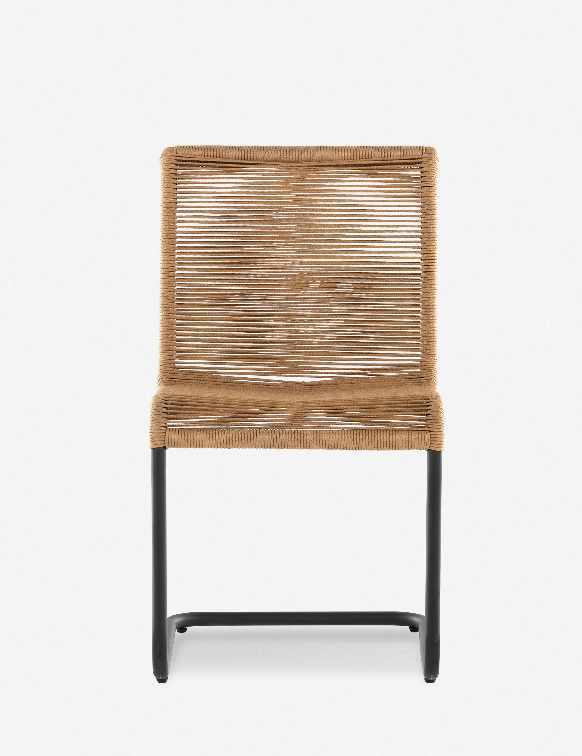 Wally Indoor/Outdoor Iron and Wicker Dining Chair