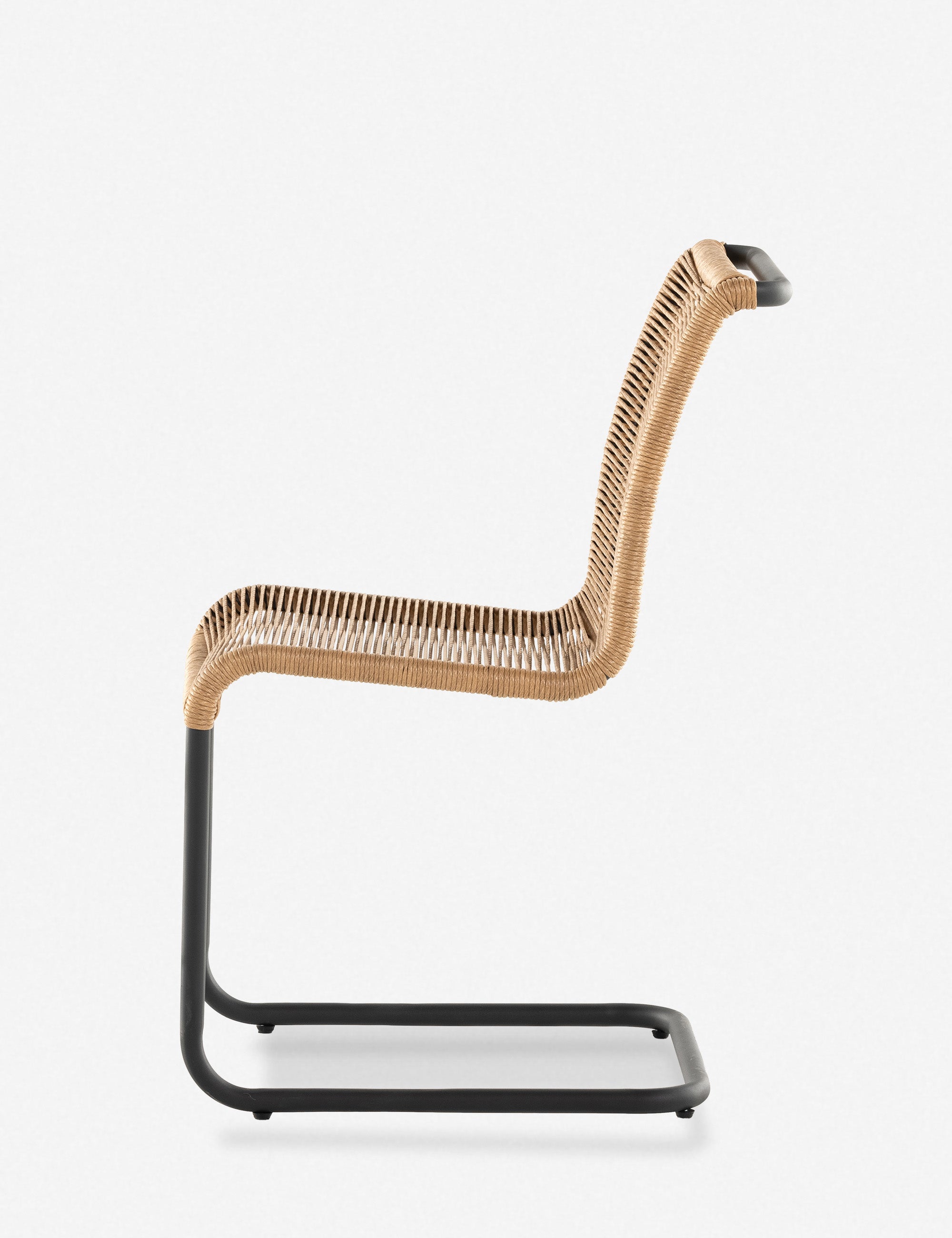 Wally Indoor/Outdoor Iron and Wicker Dining Chair