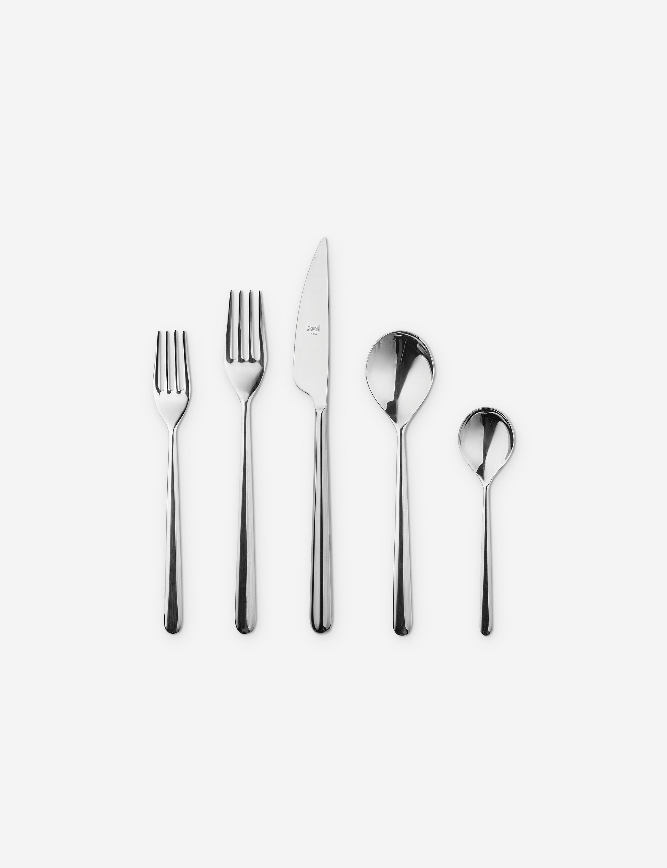 Linea Stainless Steel Flatware by Mepra