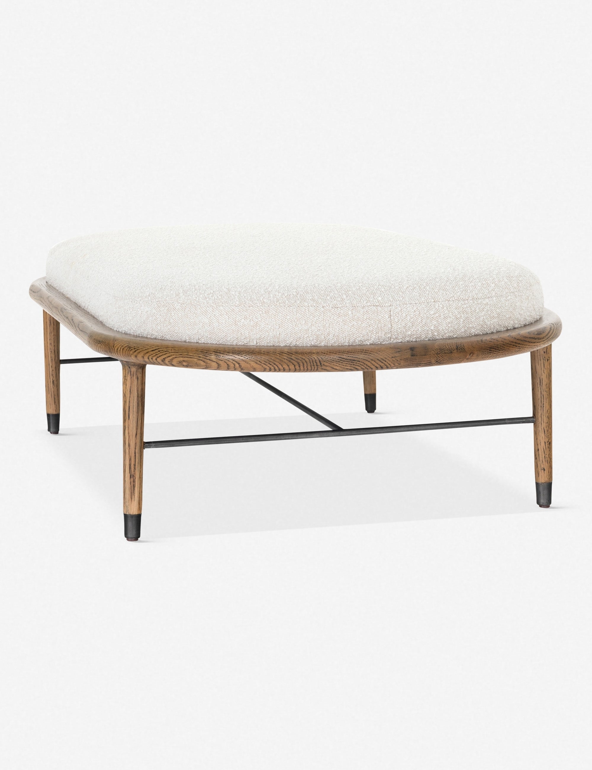 Alban Oval Upholstered Bench