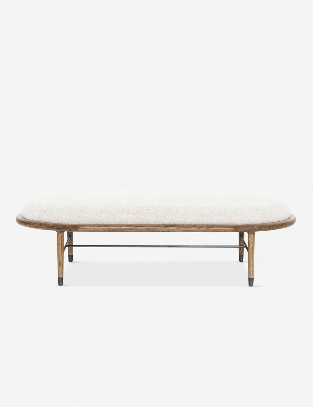 Alban Oval Upholstered Bench