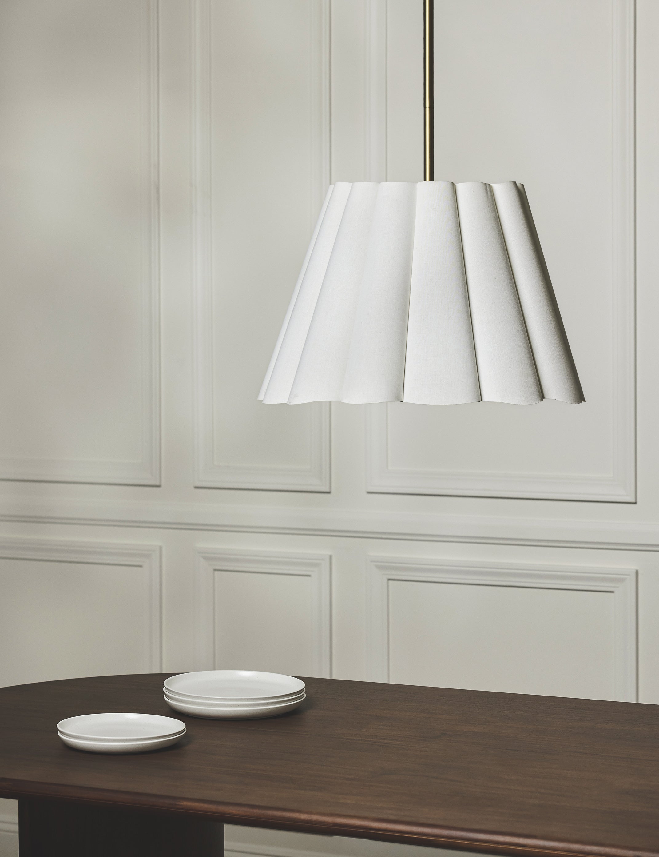 Matthews Pleated Pendant Light
